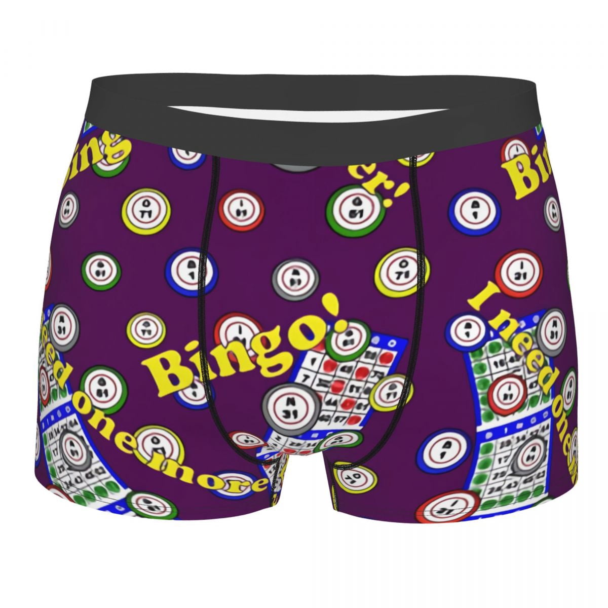Custom Bingo Balls Underwear Men Stretch Paper Game Boxer Briefs ...