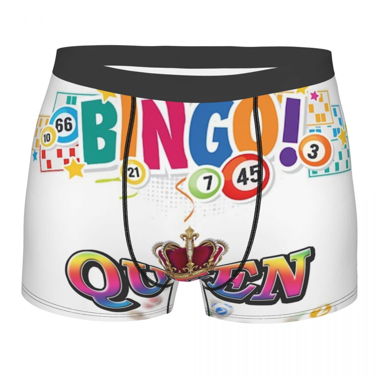 Custom Bingo Balls Underwear Men Stretch Paper Game Boxer Briefs ...