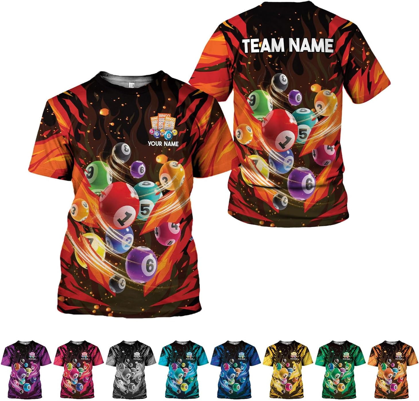 Custom Bingo Shirts for Women Bingo Lover Casino Players T-Shirt Funny ...