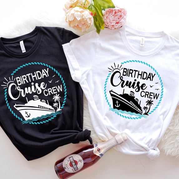 Custom Birthday Crew 2026 Shirts My Birthday Cruise Tshirt Cruise Crew ...