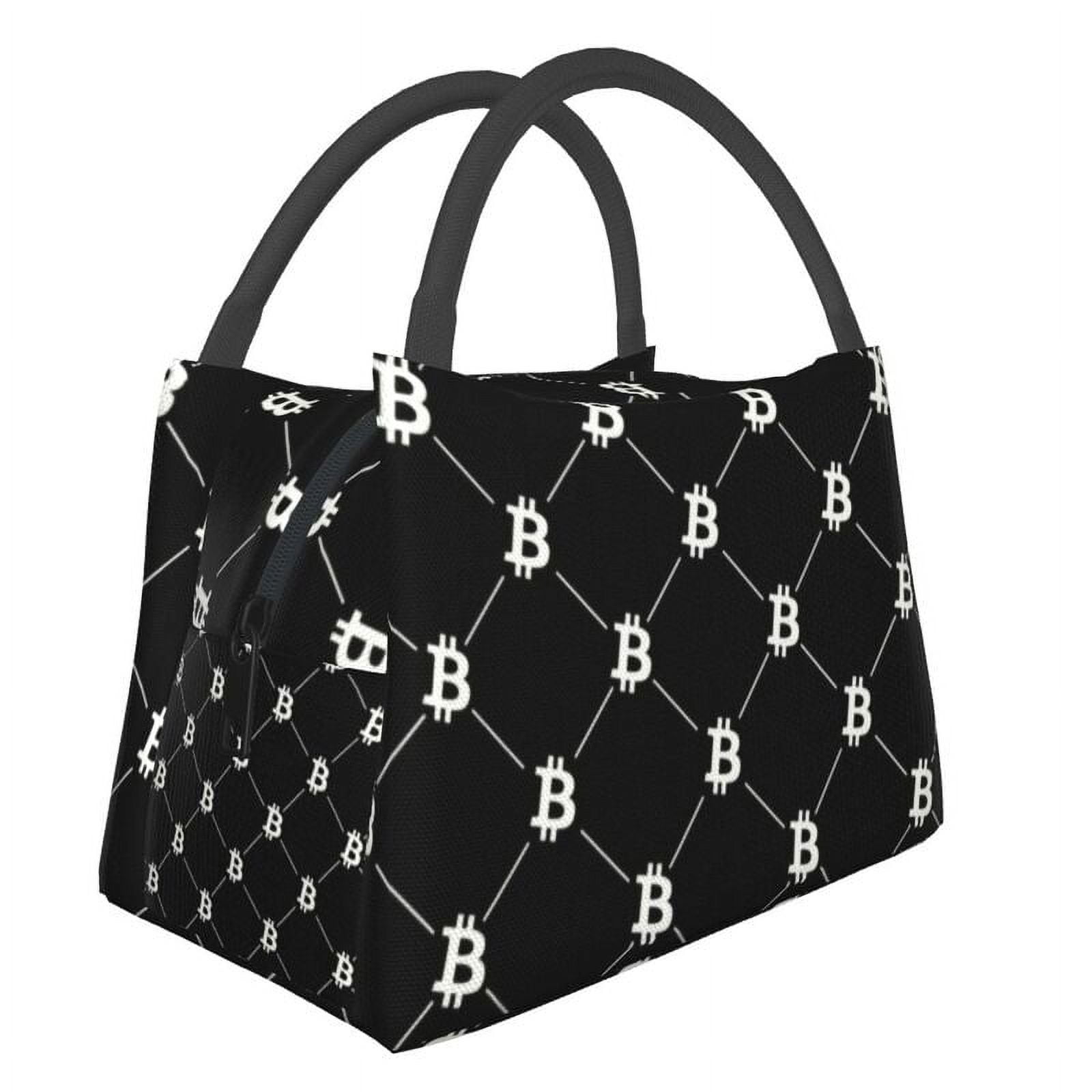 Custom Bitcoin Crypto Cryptocurrency Lunch Bag Women Warm Cooler ...