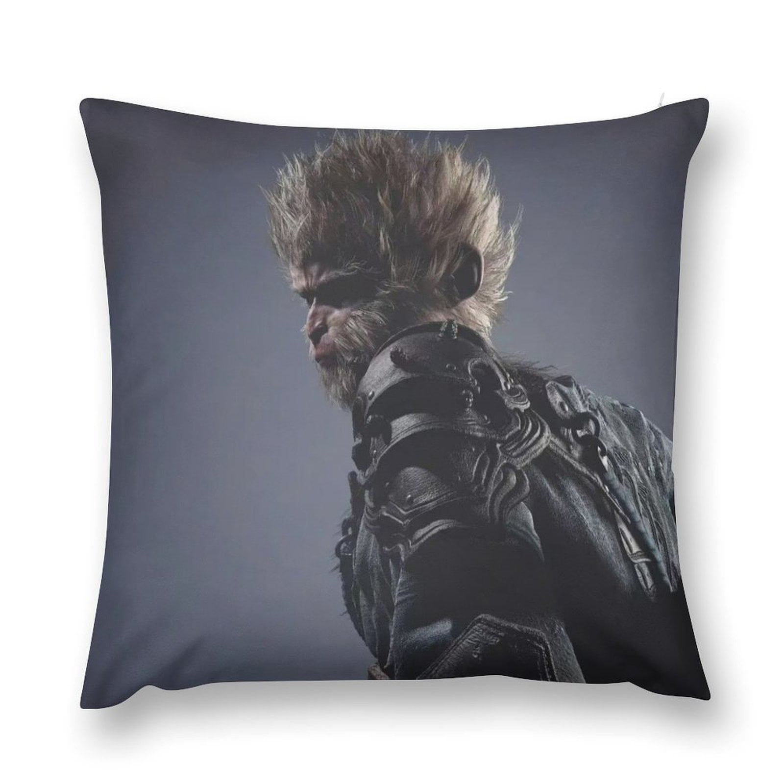 Custom Black-Myth Wu-kong Plush Pillow Case, Soft Warm Kawaii Square ...