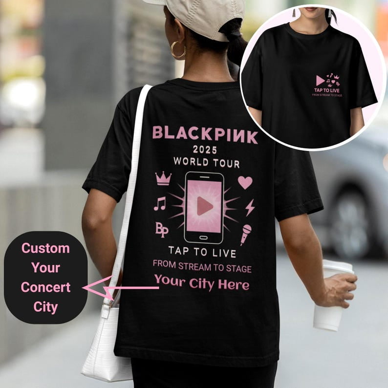 Custom Blackpink World Tour 2025 Shirt, Blink Shirt, Blackpink Merch ...