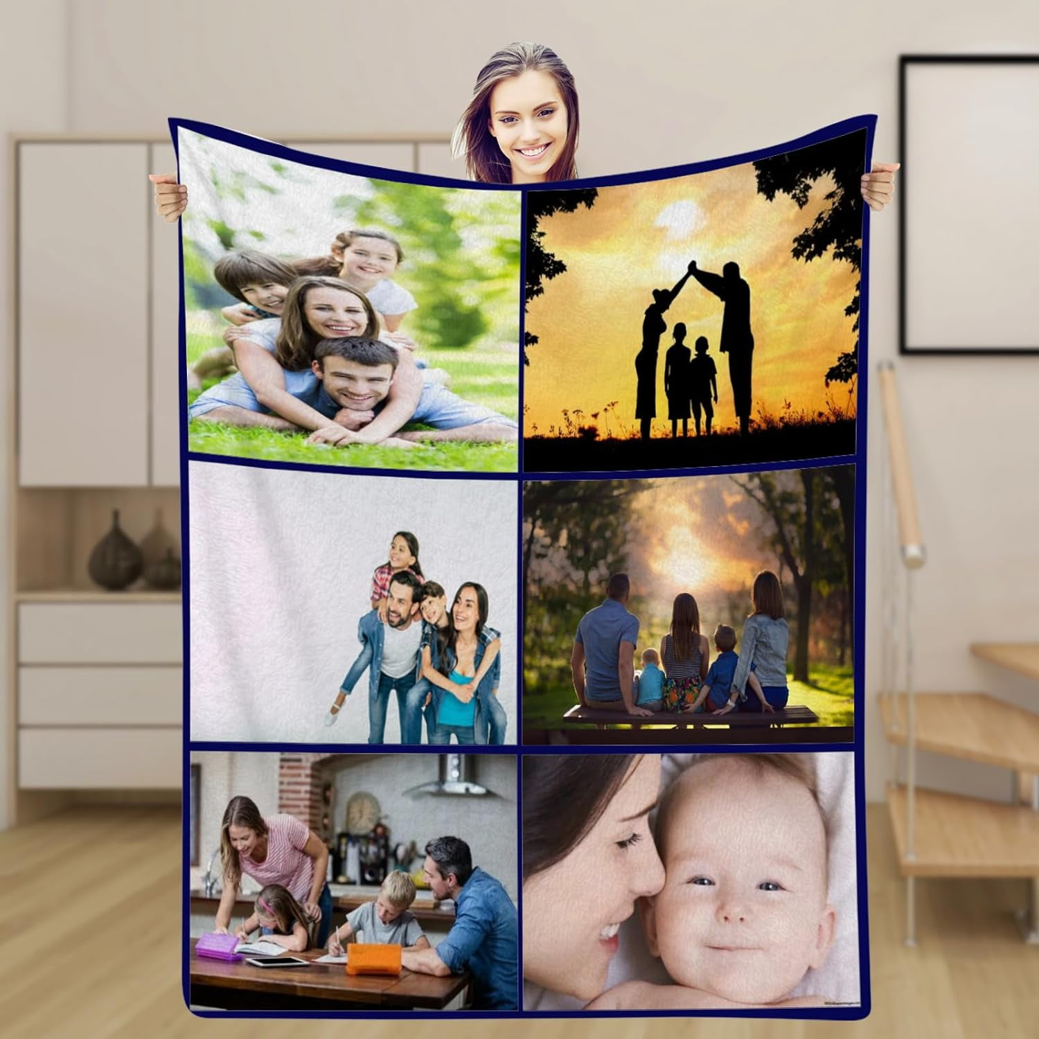 Custom Blanket Customized Blankets with Photos Personalized Picture ...