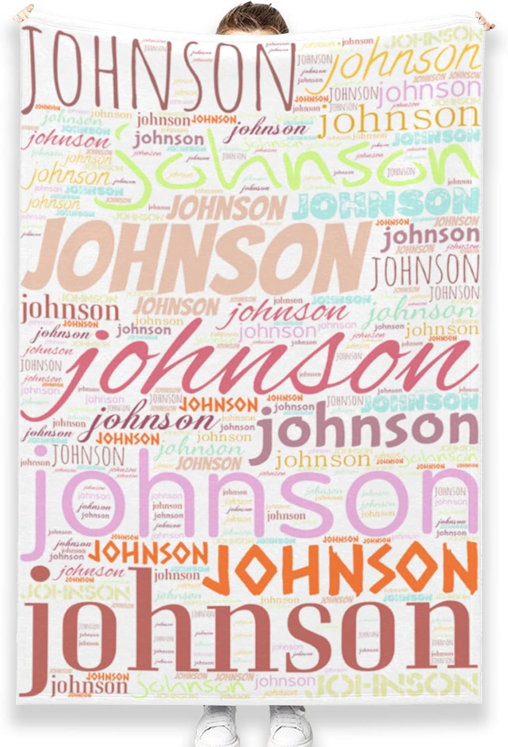 Custom Blanket Design Your Name Personalized Blankets Customized Gifts ...