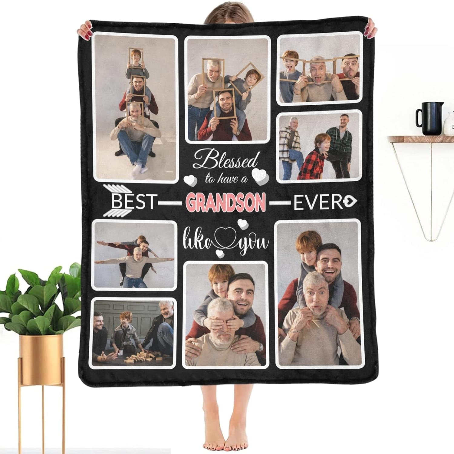 Custom Blanket Gifts for Besties, Customized Blankets with Photos, Make ...