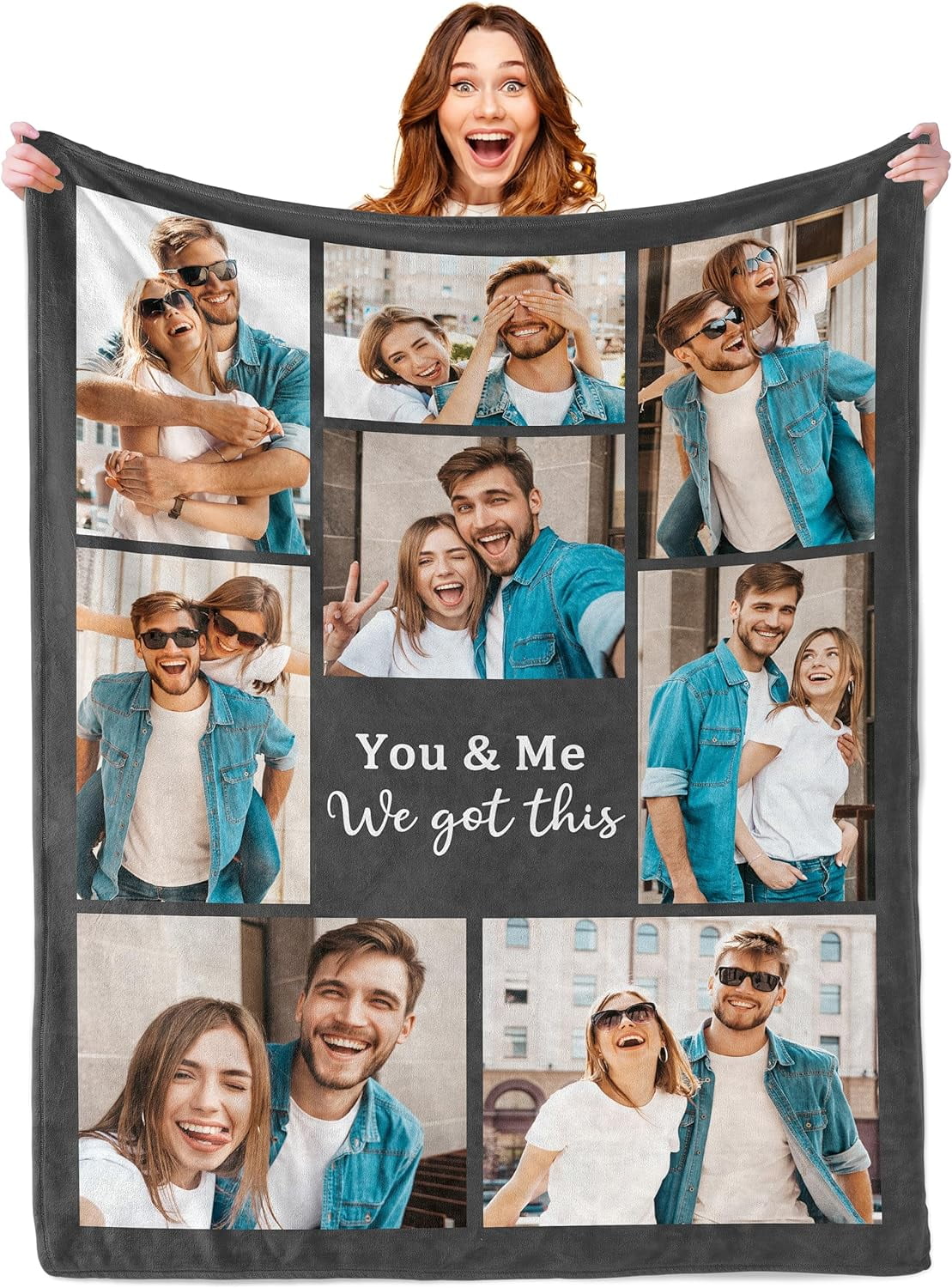 Custom Blanket with Photo Personalized Blankets and Throws Picture ...