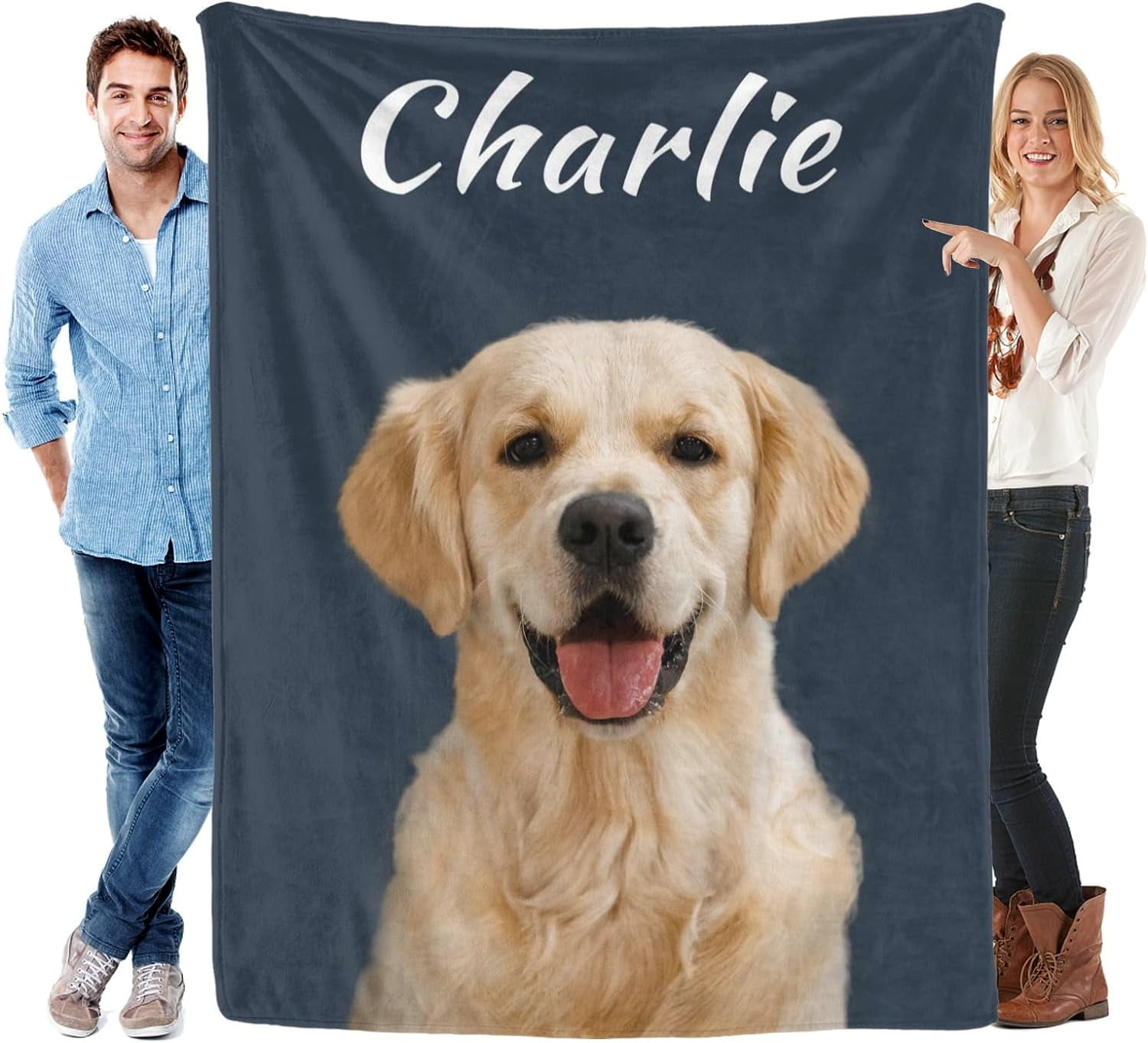 Custom Blanket with Photos for Cat Personalized Picture Throws for Pets ...