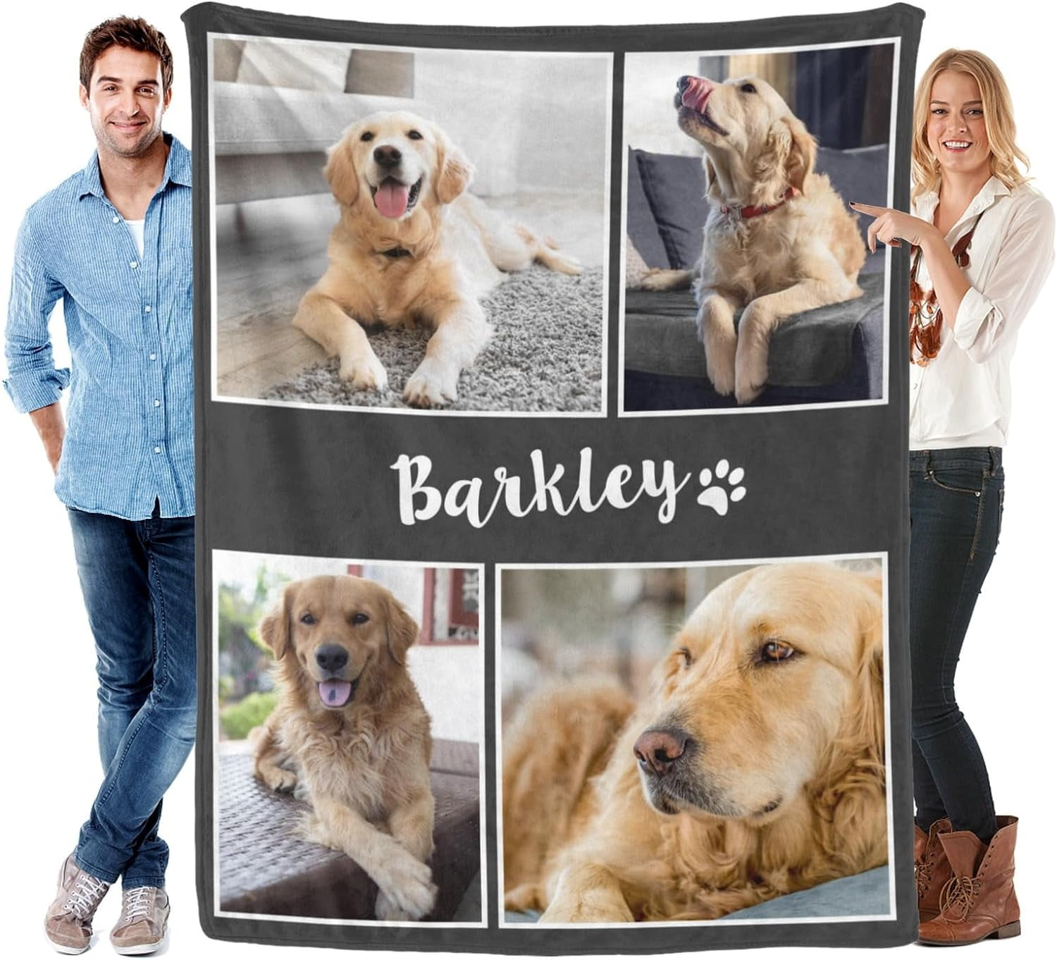 Custom Blanket with Photos for Cat Personalized Picture Throws for Pets ...