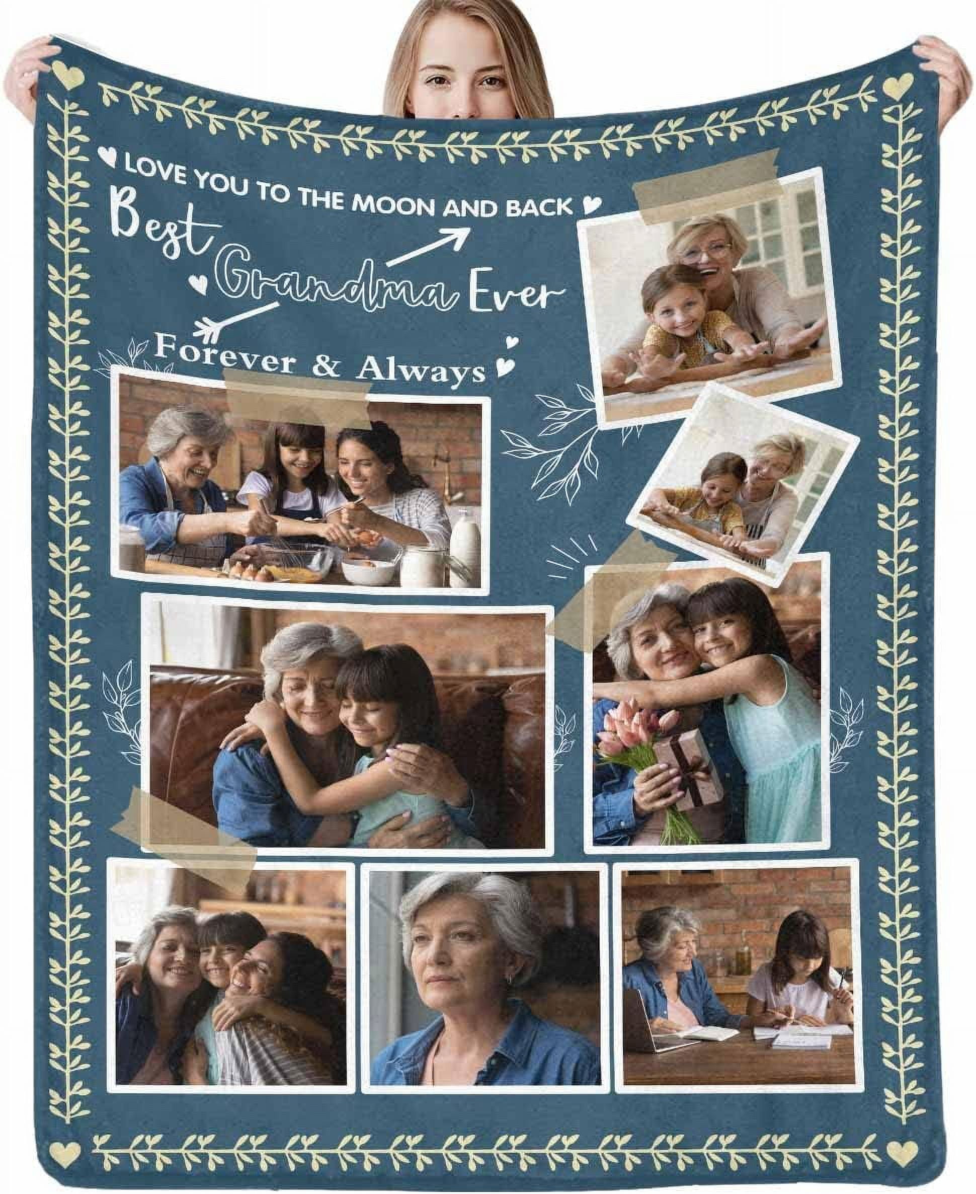 Custom Blanket with Photos: Made in USA, Personalized Blanket Memorial ...