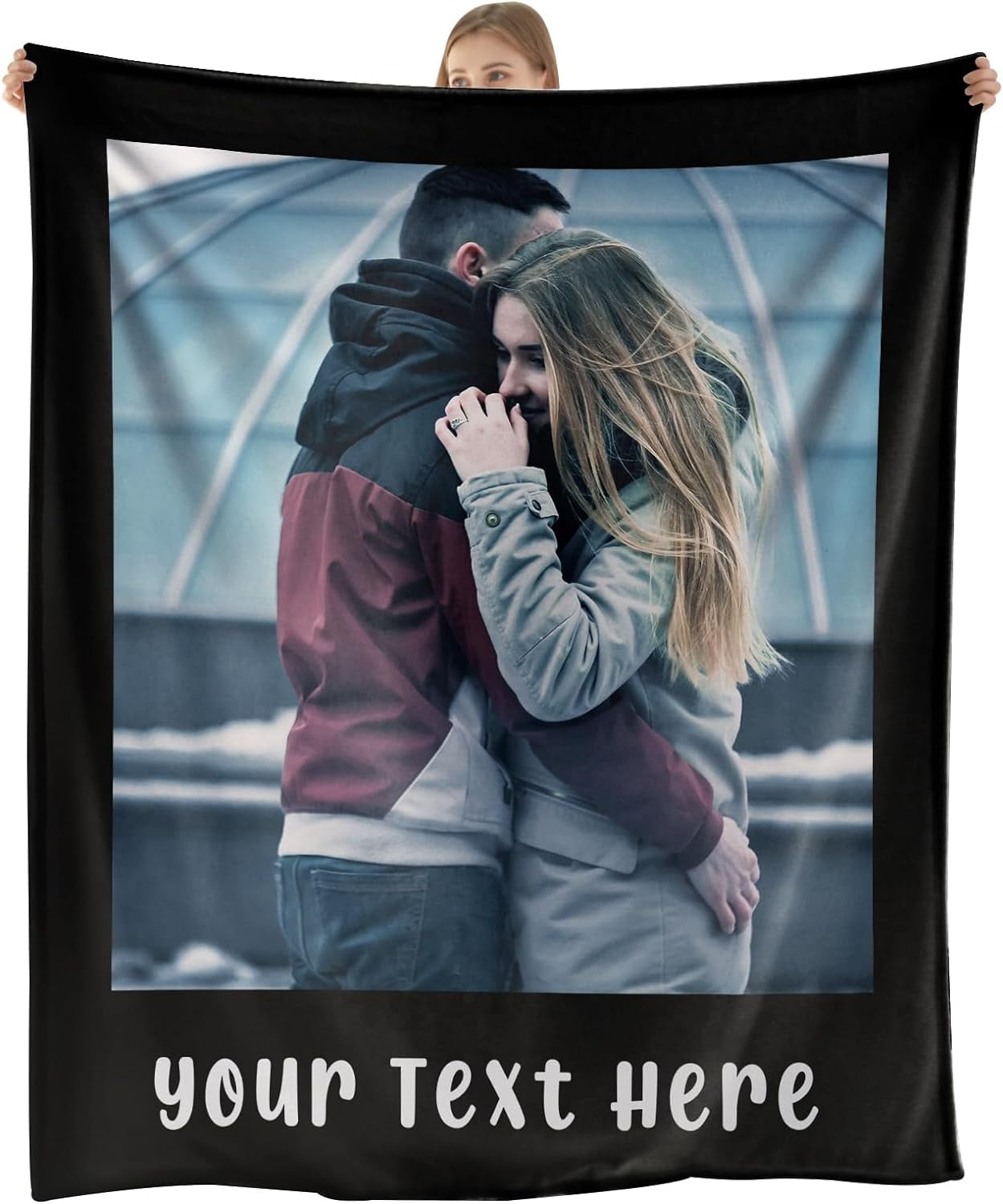 Custom Blanket with Photos Personalised Photo Blanket for Adult with ...