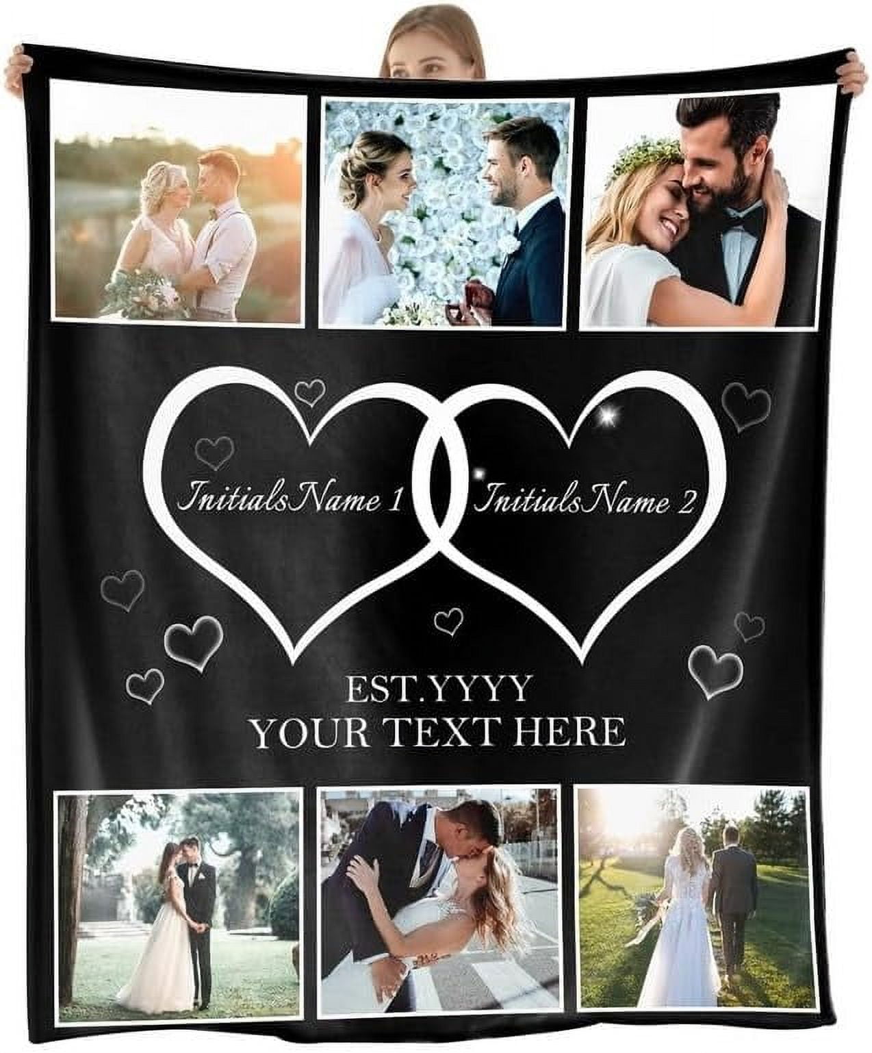 Custom Blanket With Photos Personalised Photo Blanket Various Size ...