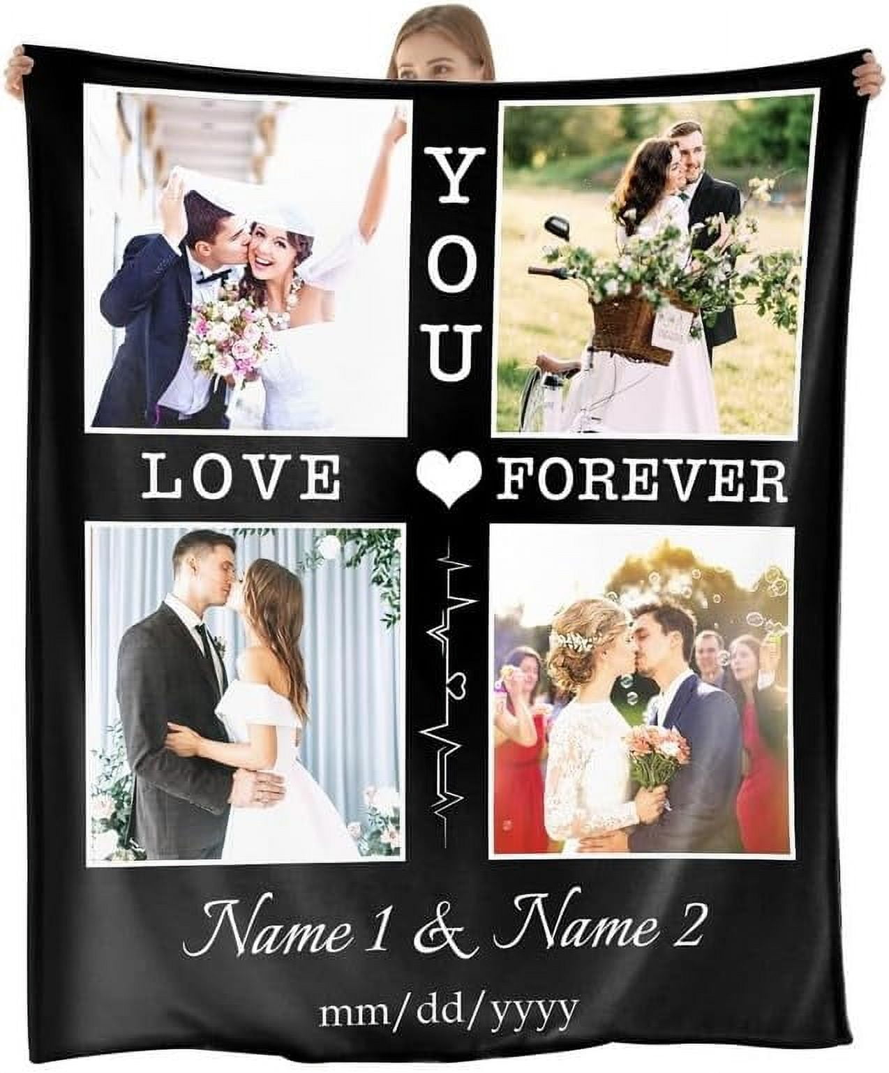 Custom Blanket With Photos Personalised Photo Blanket Various Size ...