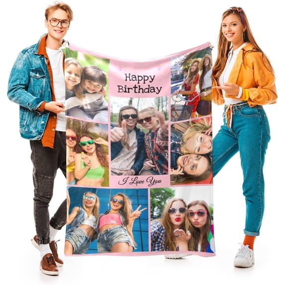 Custom Blanket with Photos, Personalized Photo Blankets Using My Own ...
