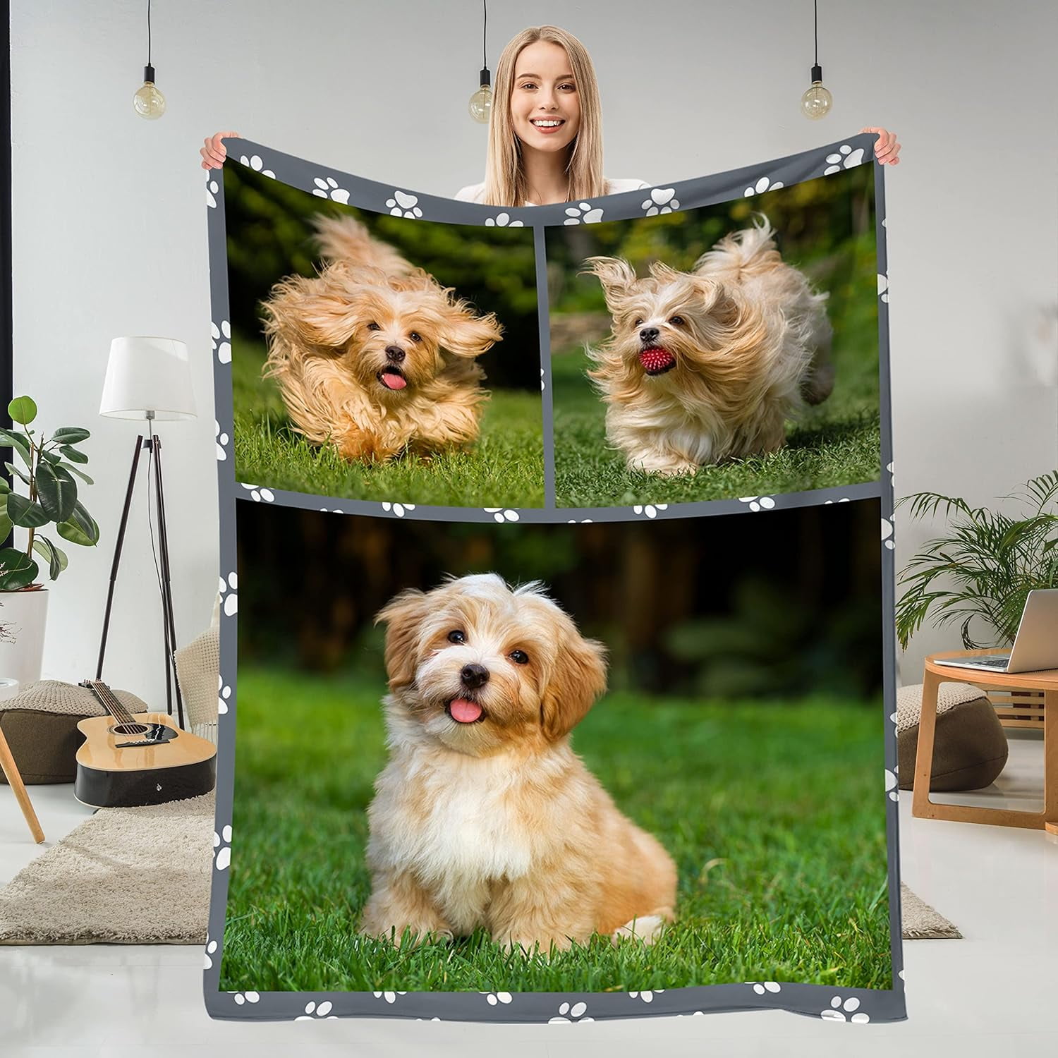 Custom Blanket with Photos Personalized Throw Blanket with Picture ...