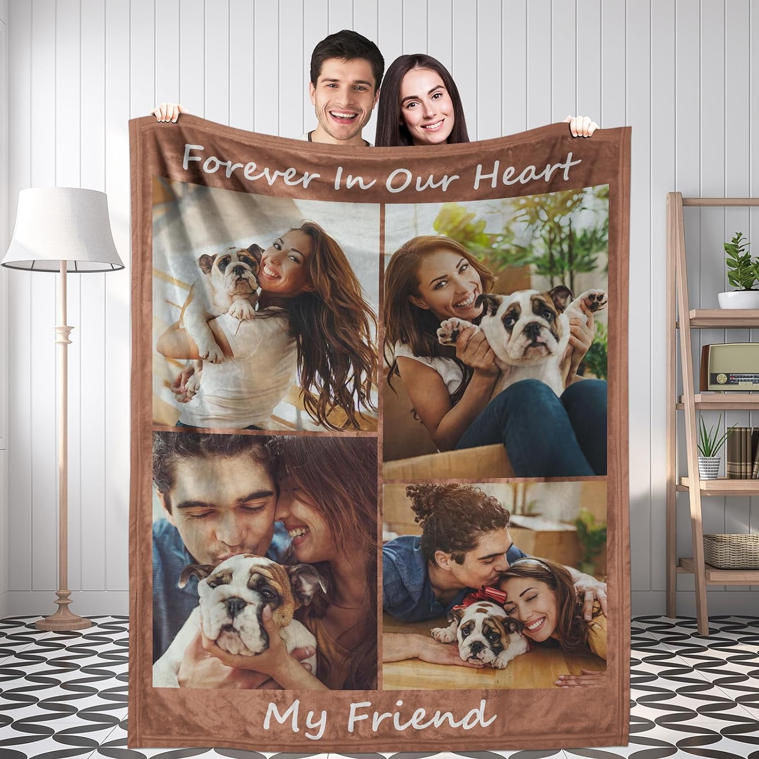 Custom Blanket with Photos Text Customized Picture Blankets ...