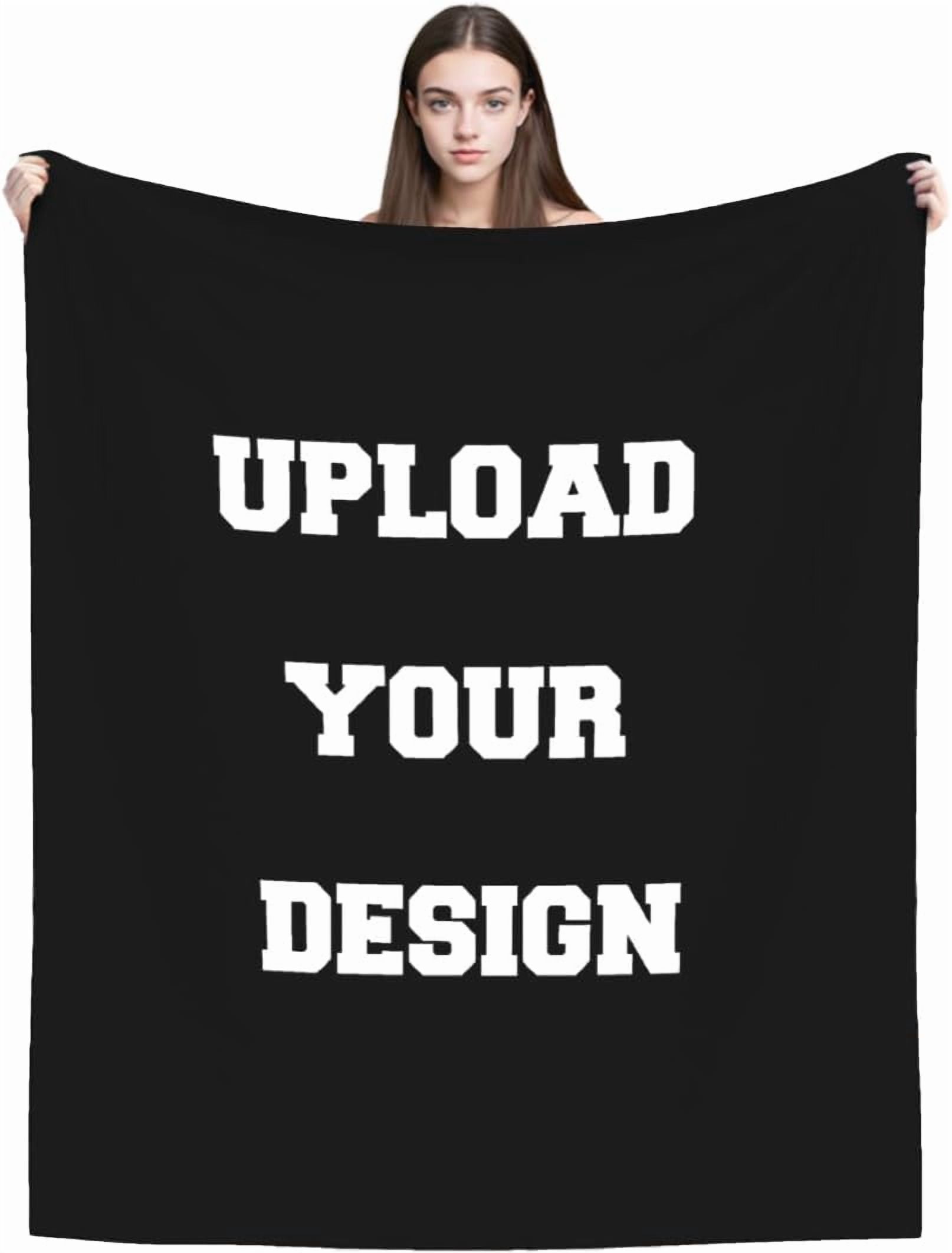 Custom Blanket with Photos Text Design Customized Blanket Personalized ...