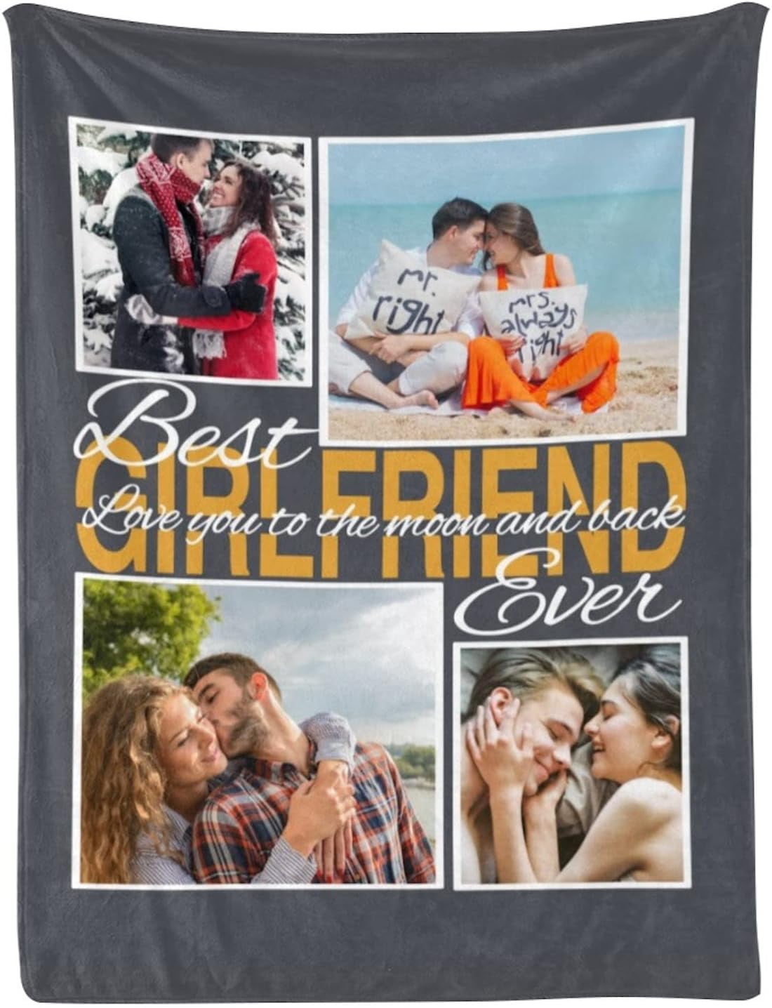 Custom Blanket with Picture Customized Blankets with Photos ...