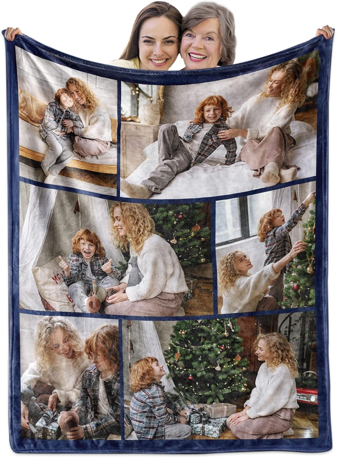 Custom Blanket with Picture, Customized Throw Photo Blankets ...