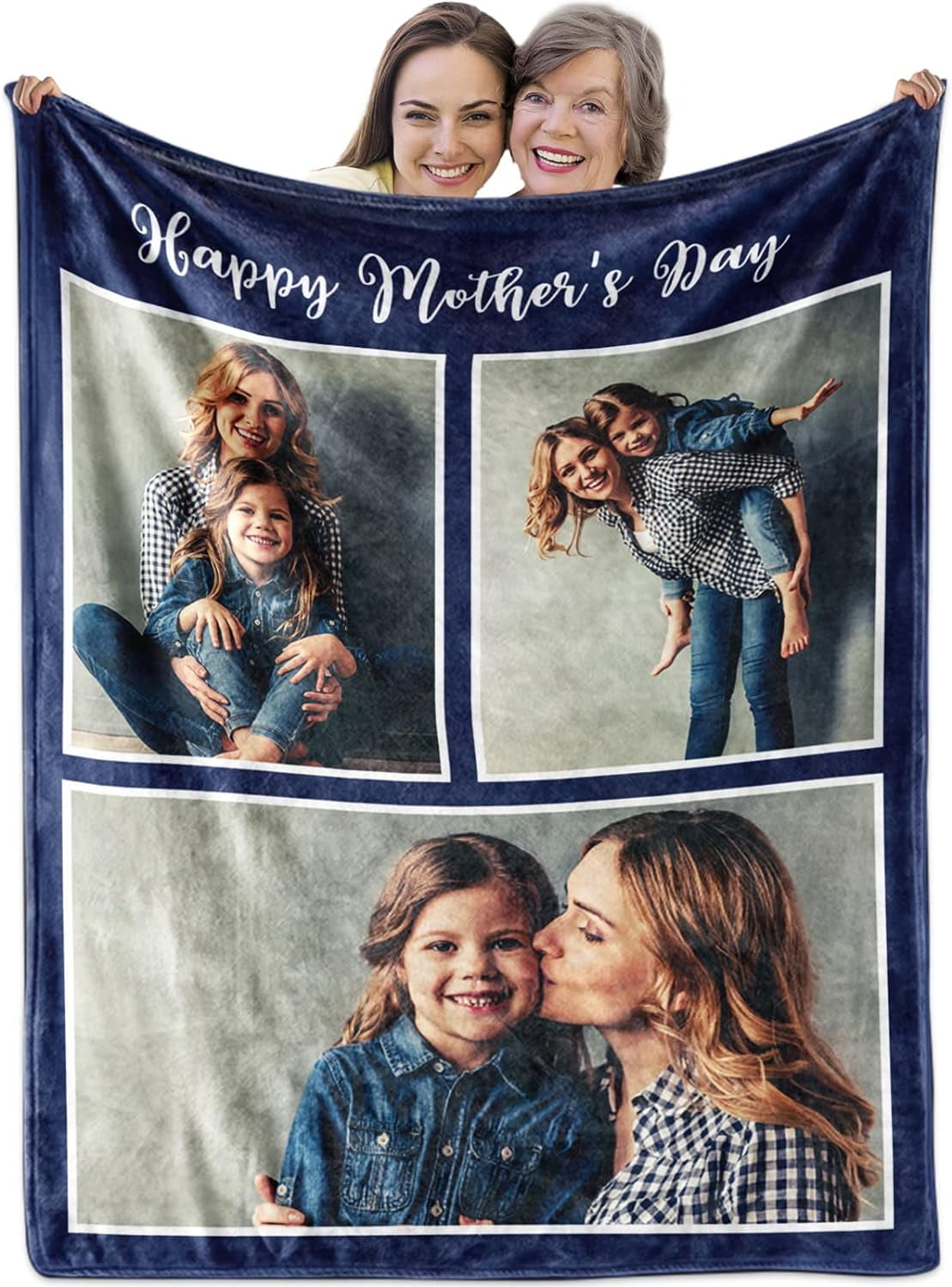 Custom Blanket with Picture, Customized Throw Photo Blankets ...