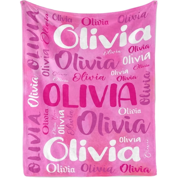Custom Blanket with Name Personalized Blankets for Adult Boys Girls ...