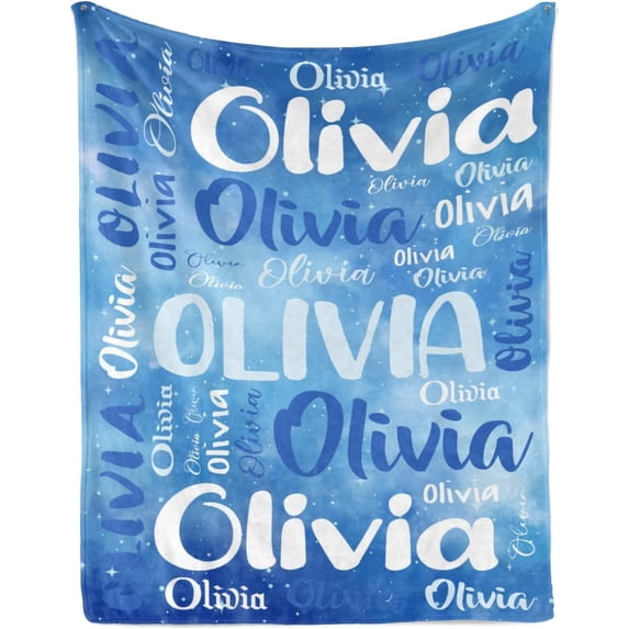 Custom Blanket with Name Personalized Blankets for Adult Boys Girls ...