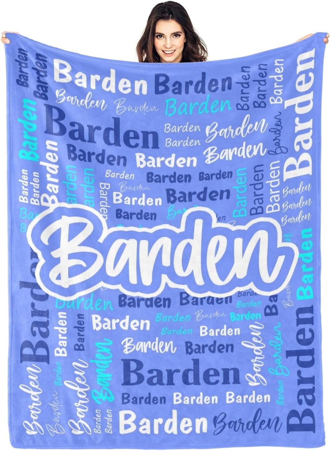 Custom Blanket with Name Personalized Blankets for Kids Adult Boys ...