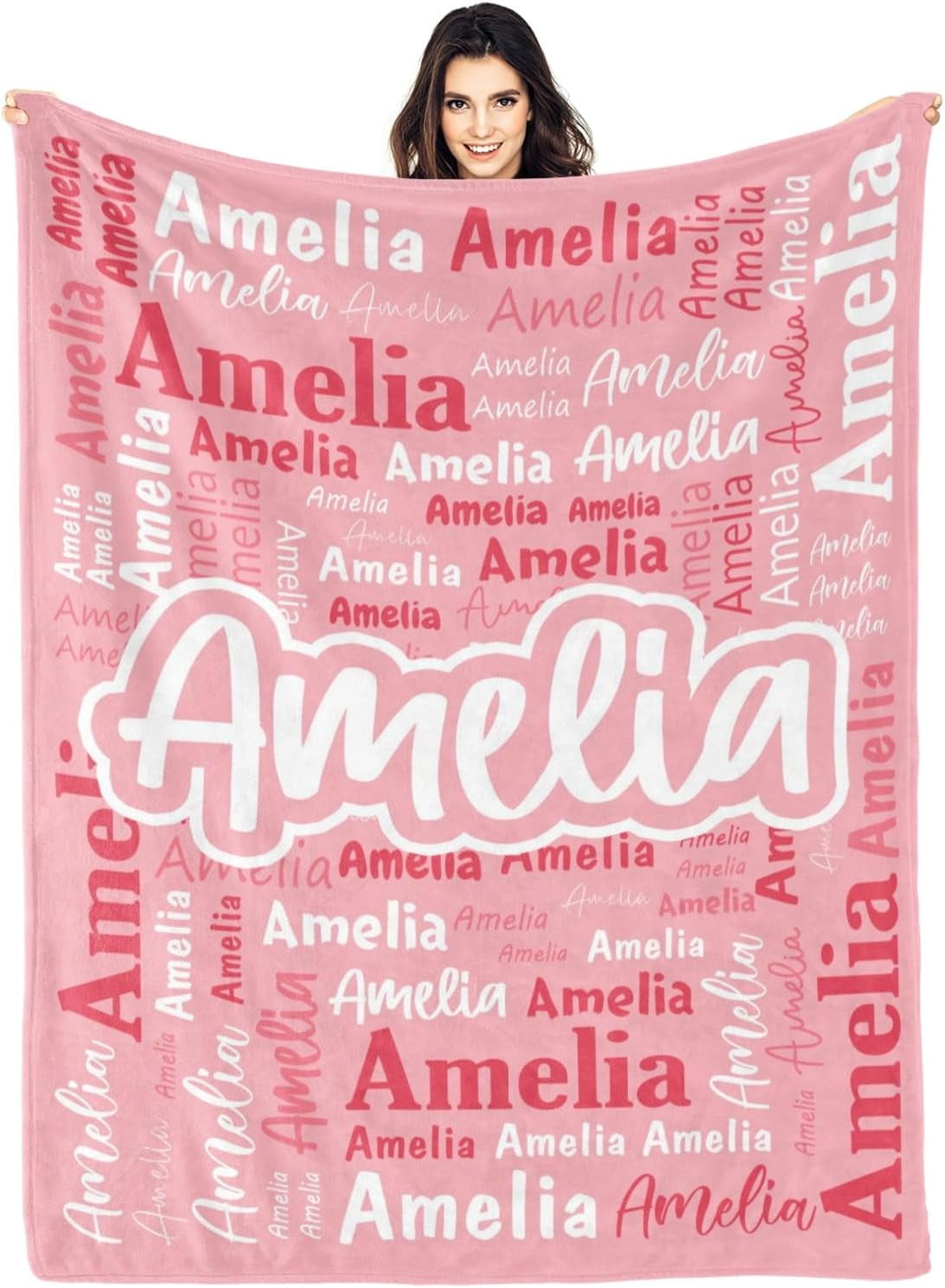 Custom Blanket with Name Personalized Blankets for Kids Adult Boys ...