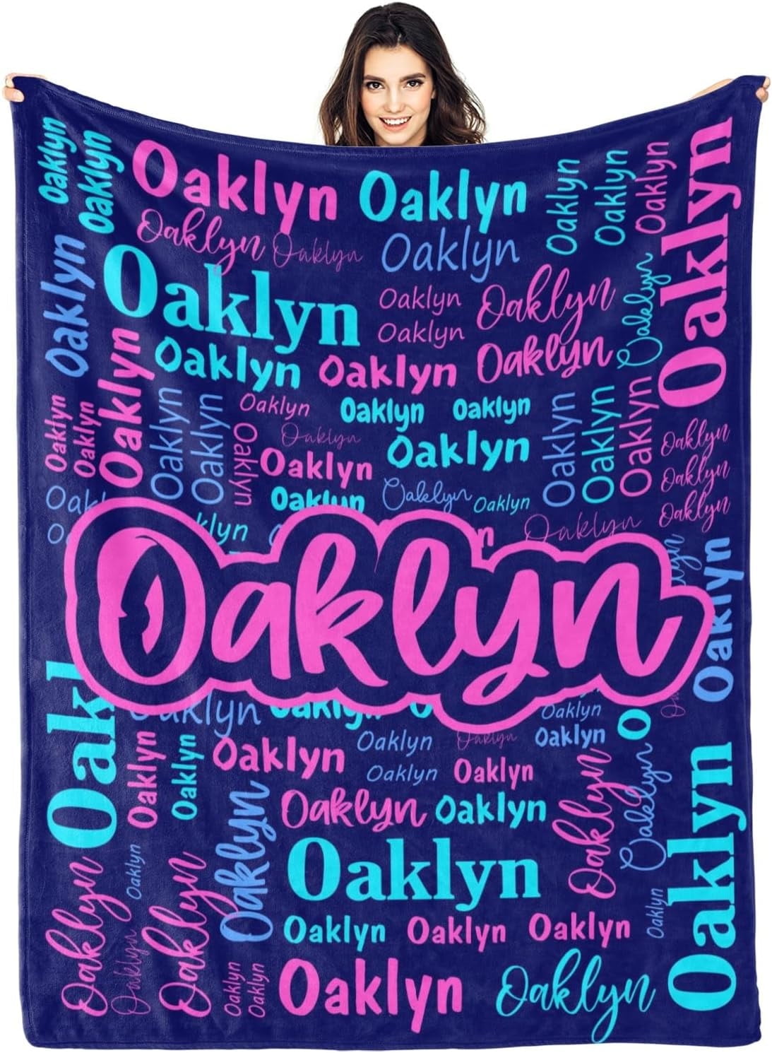 Custom Blanket with Name Personalized Blankets for Kids Adult Boys ...
