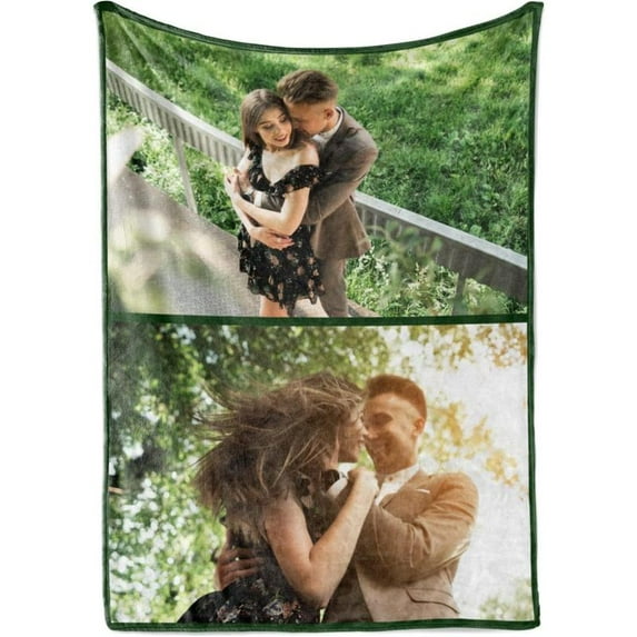 Custom Blanket with Picture, Personalized Photo Blanket, Birthday day ...