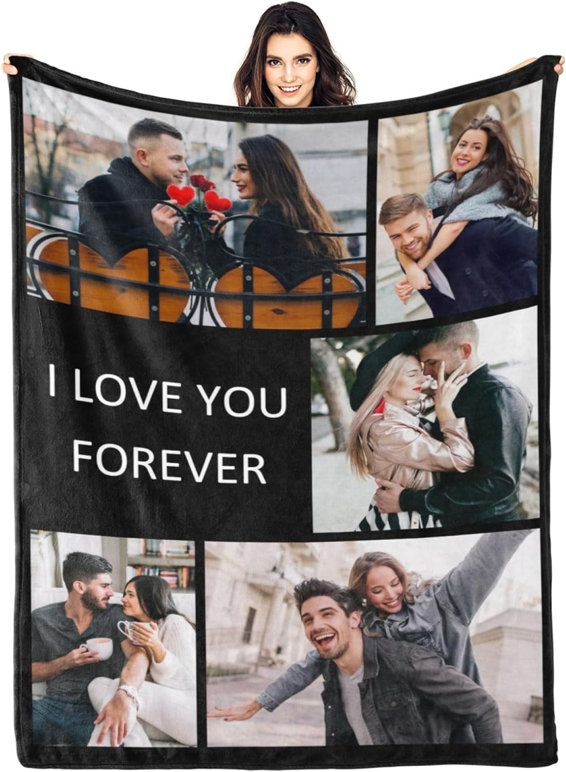 Custom Blankets Personalized Blankets with Photos Pictures Text ...