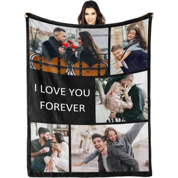 Custom Blankets Personalized Blankets with Photos Pictures Text ...
