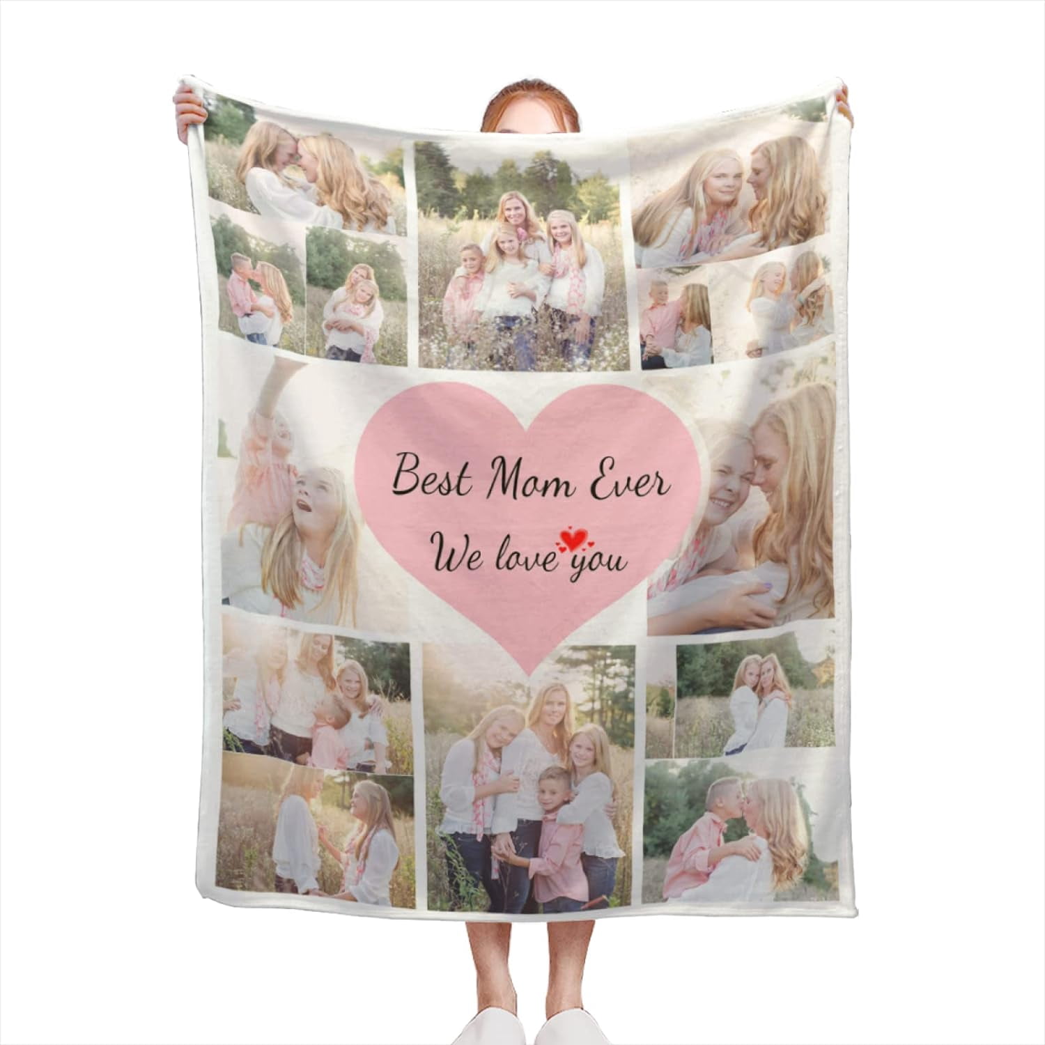 Custom Blankets with Photos Personalised Couples Blanket Gifts ...