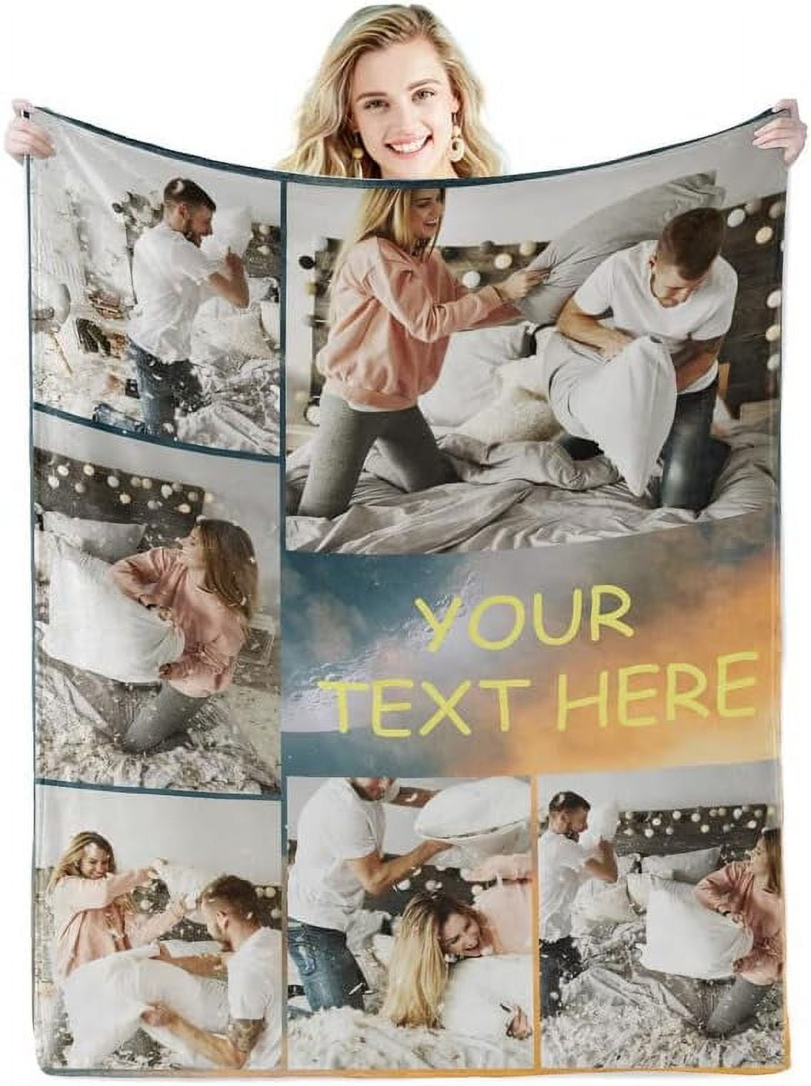 Custom Blankets with Photos Personalized Picture Blankets Using My Own ...