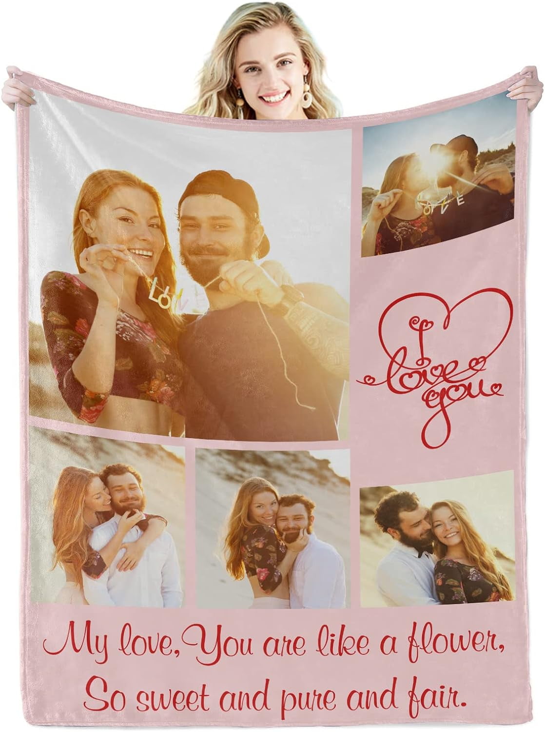 Custom Blankets with Photos Personalized Picture Blankets Using My Own ...