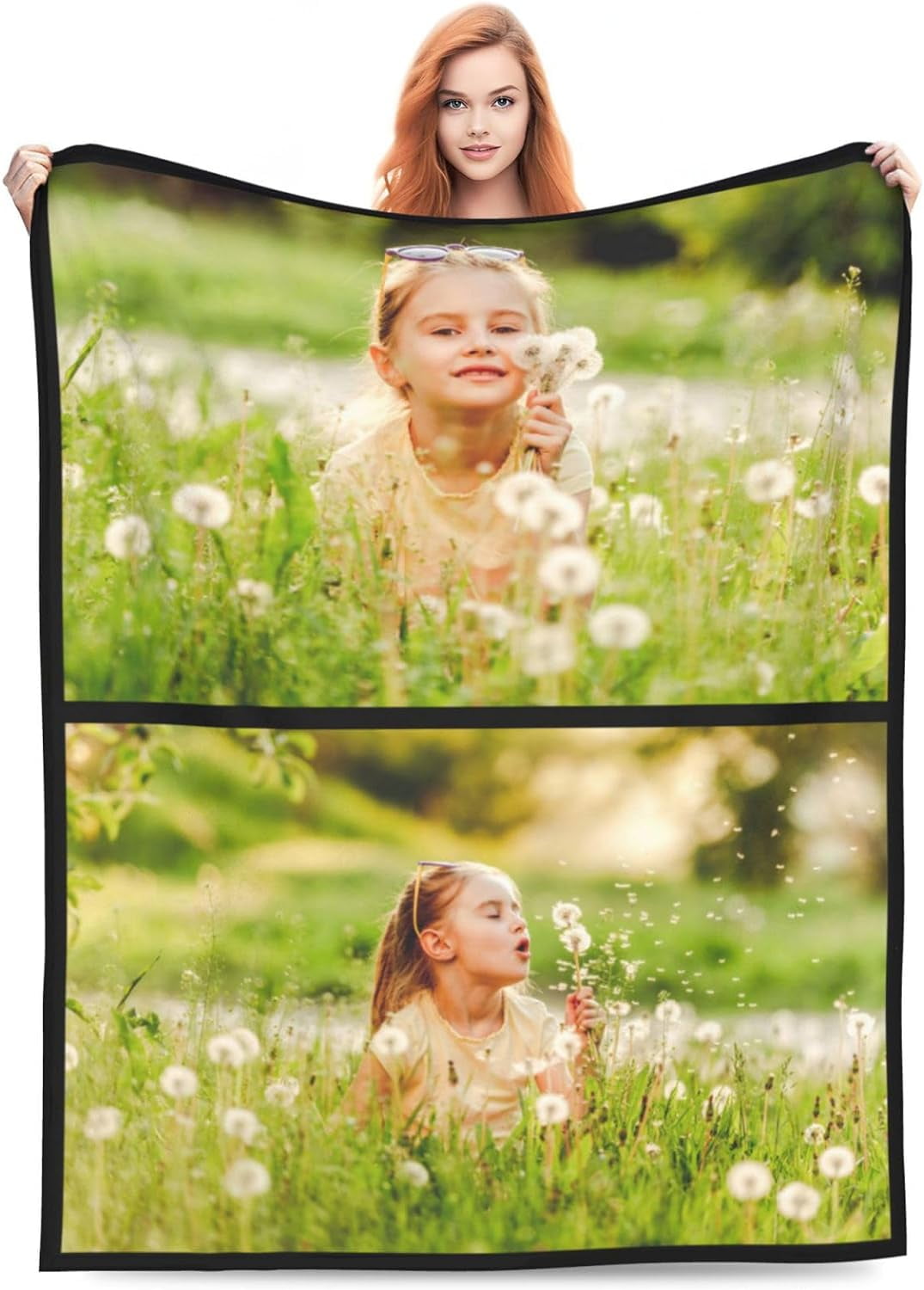 Custom Blankets with Photos and Text Personalized Flannel Throw ...