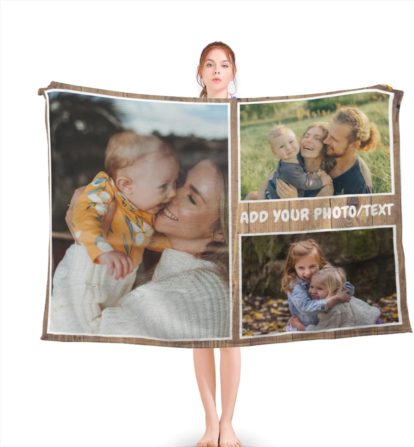 Custom Blankets with Photos Personalized Picture Blankets Customized ...