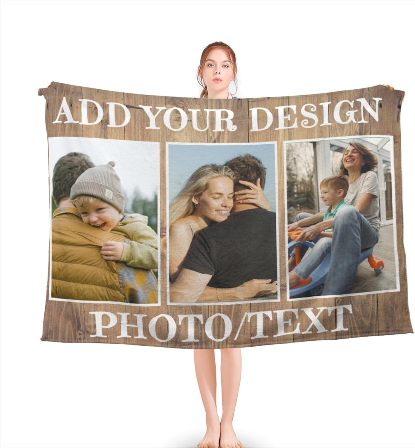 Custom Blankets with Photos Personalized Picture Blankets Customized ...