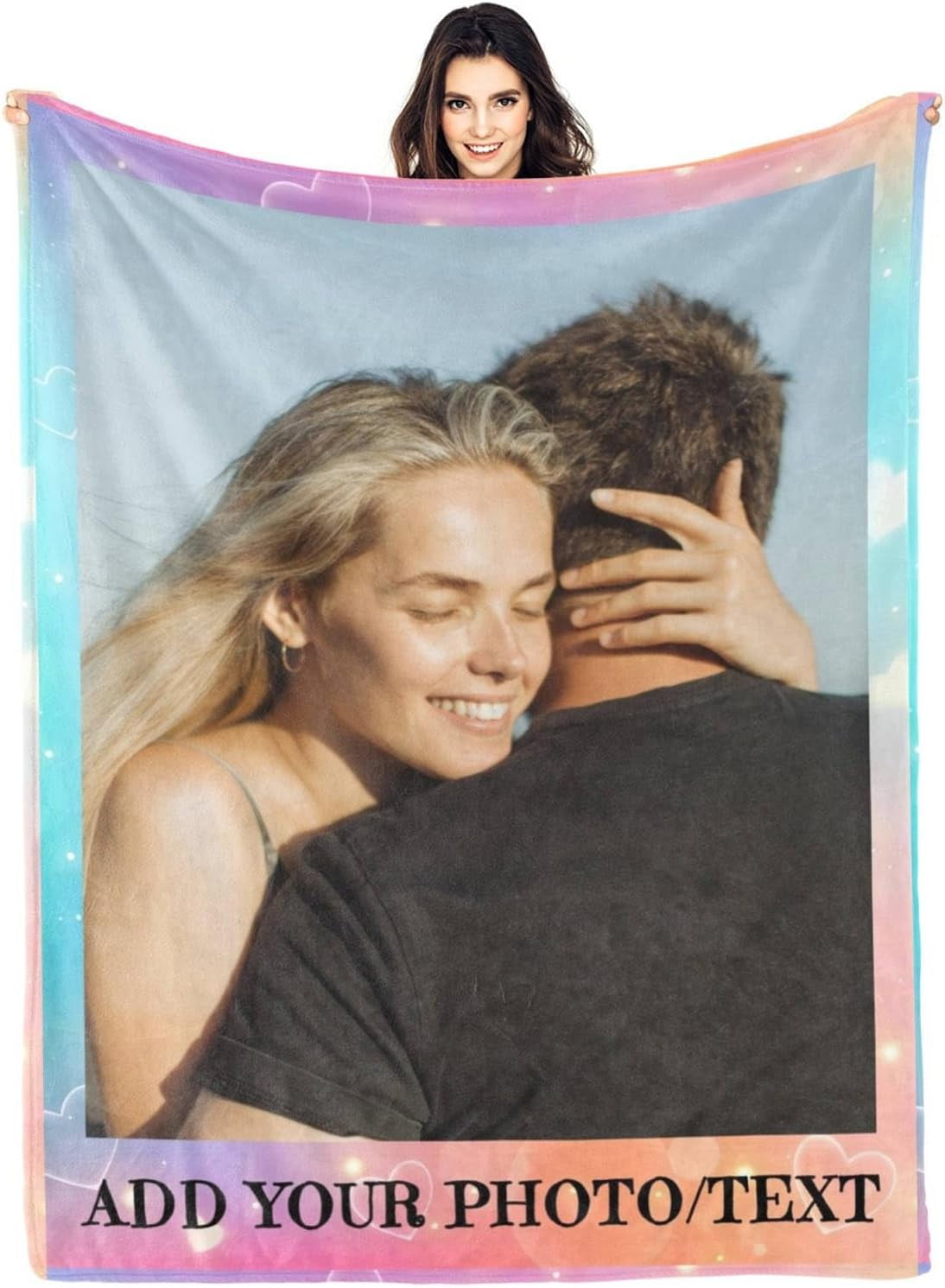 Custom Blankets with Photos Personalized Picture Blankets Customized ...