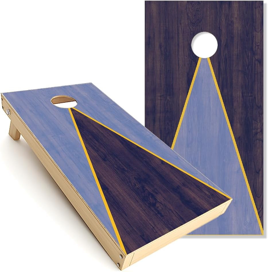 Custom Blue Navy Cornhole Skin Decals | Vinyl Wrap for Game Board, Bean ...