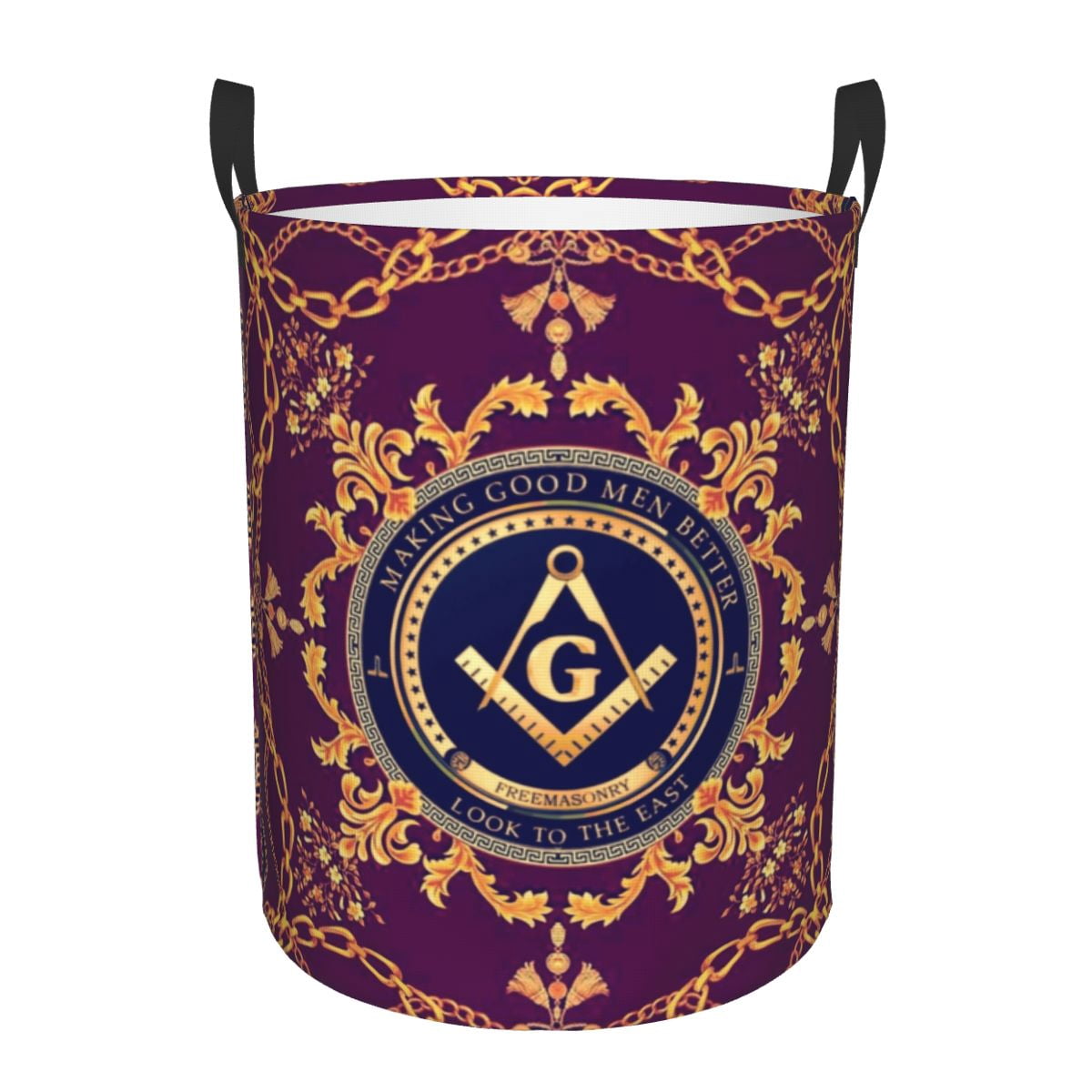 Custom Boaz And Jachin Solomon's Temple Laundry Hamper Large Clothes ...