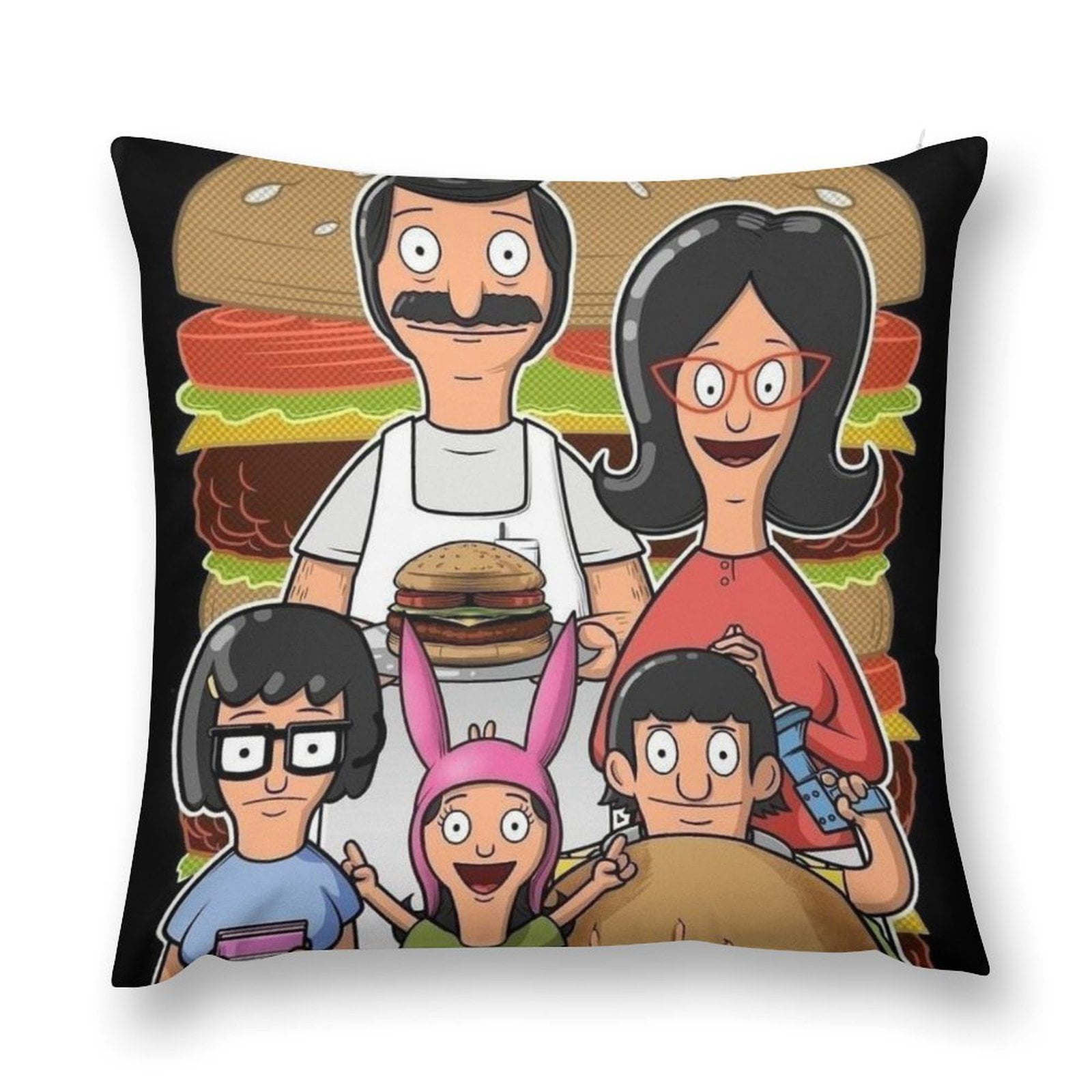 Custom Bob's Burgers Pillowcases cushion covers plush pillowcases soft ...