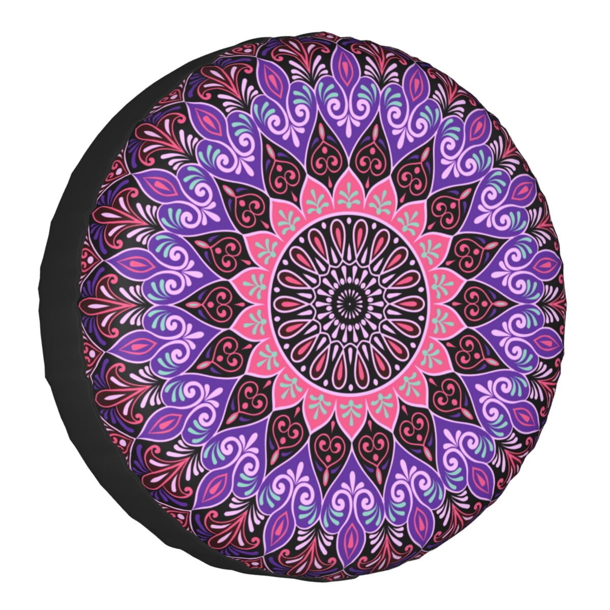 Custom Bohemian Style Mandala Floral Spare Tire Cover for 4WD 4x4 ...