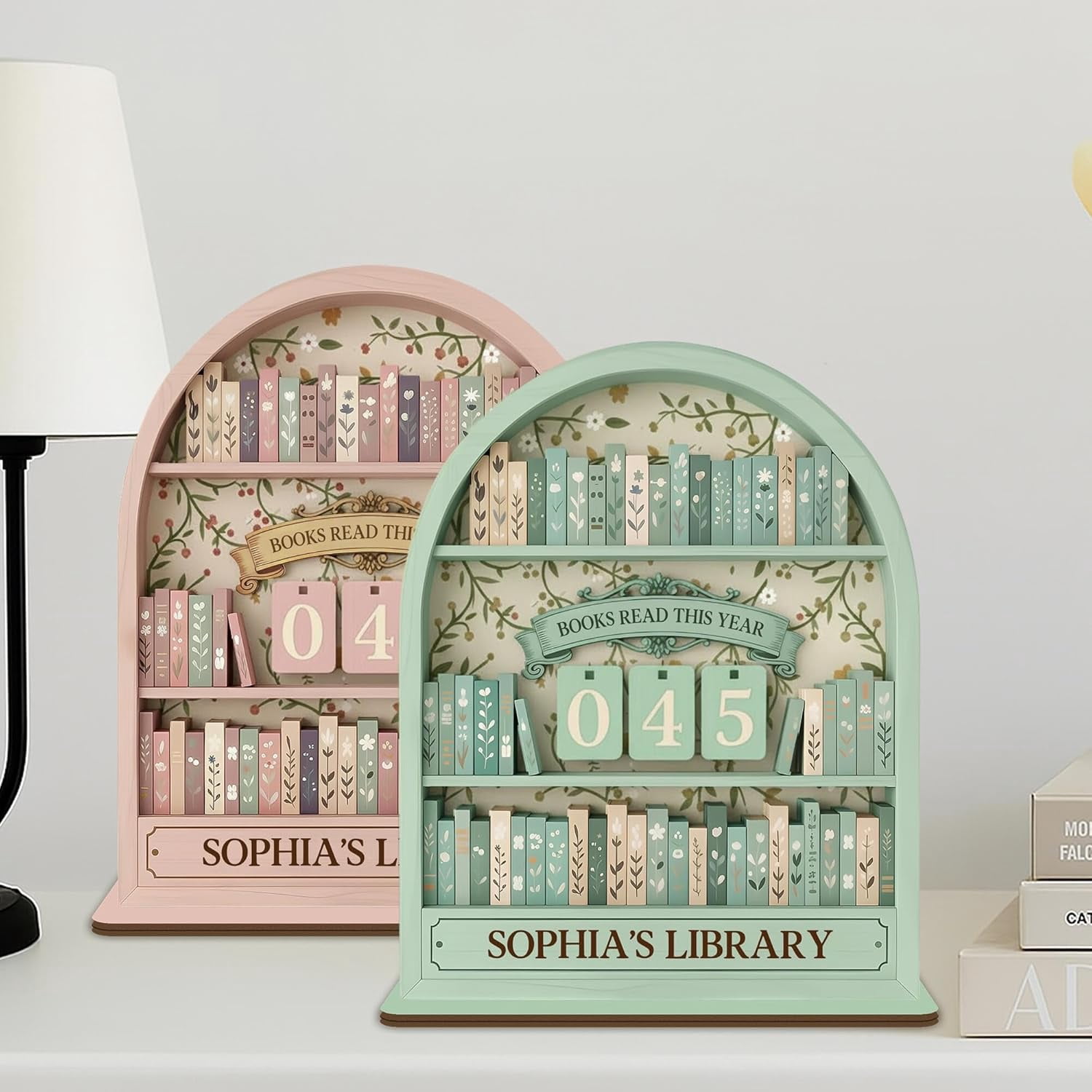Custom Book Tracker Sign, This Year Book Read Counter for Reading ...