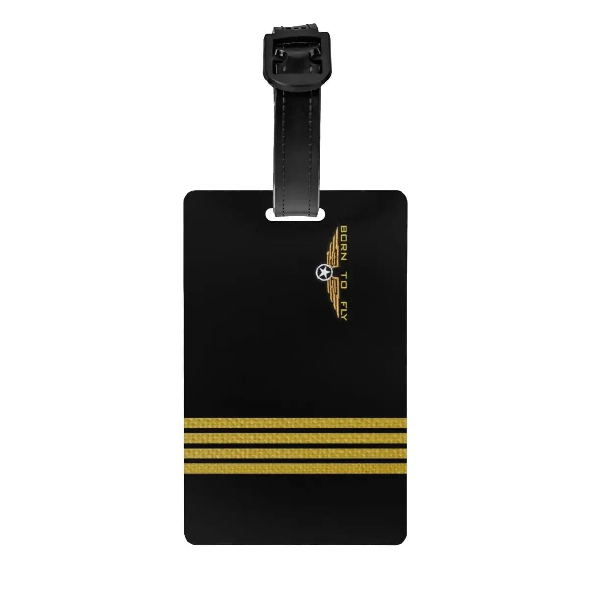 Custom Born To Fly Flight Pilot Luggage Tag With Name Card Flying ...