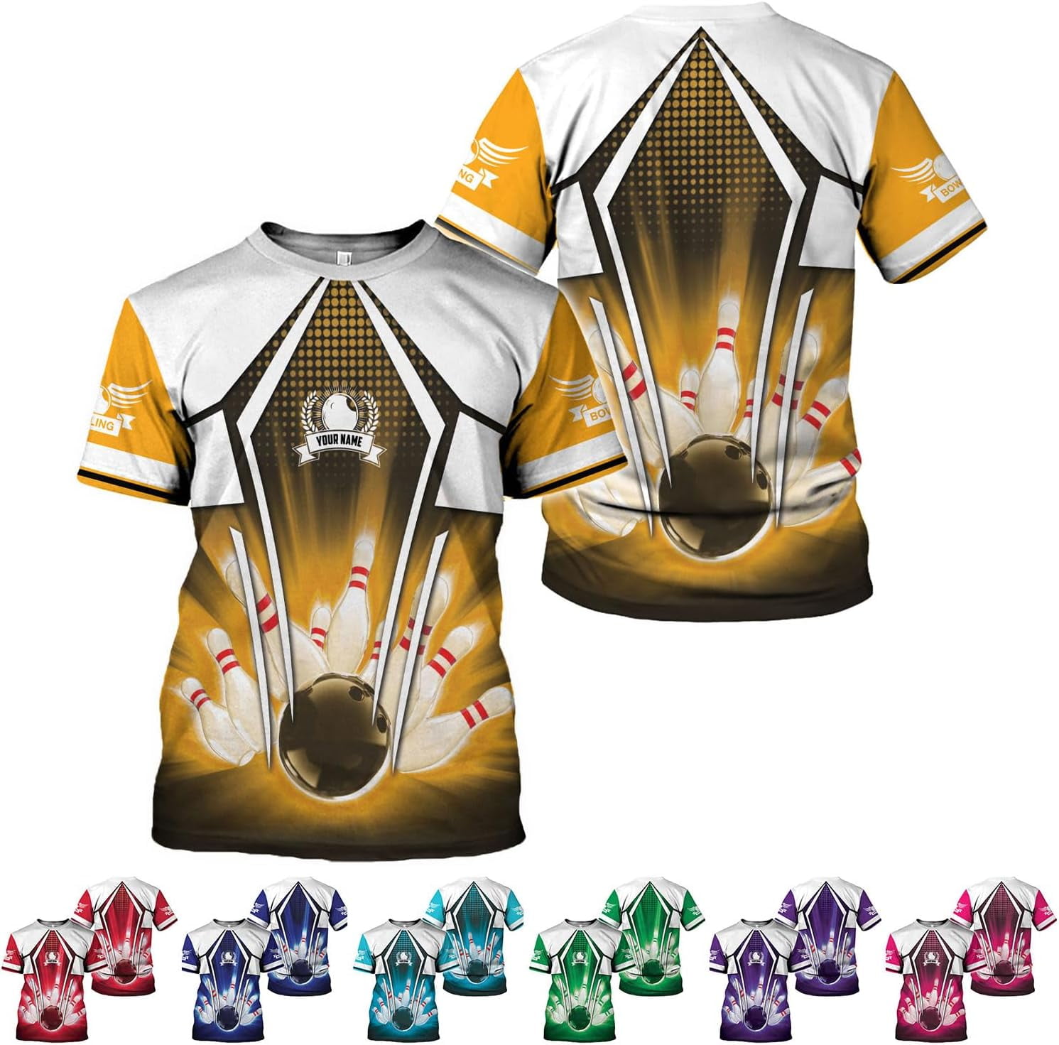 Custom Bowling Shirts, Personalized Name Bowling Shirts Unisex, Bowling ...