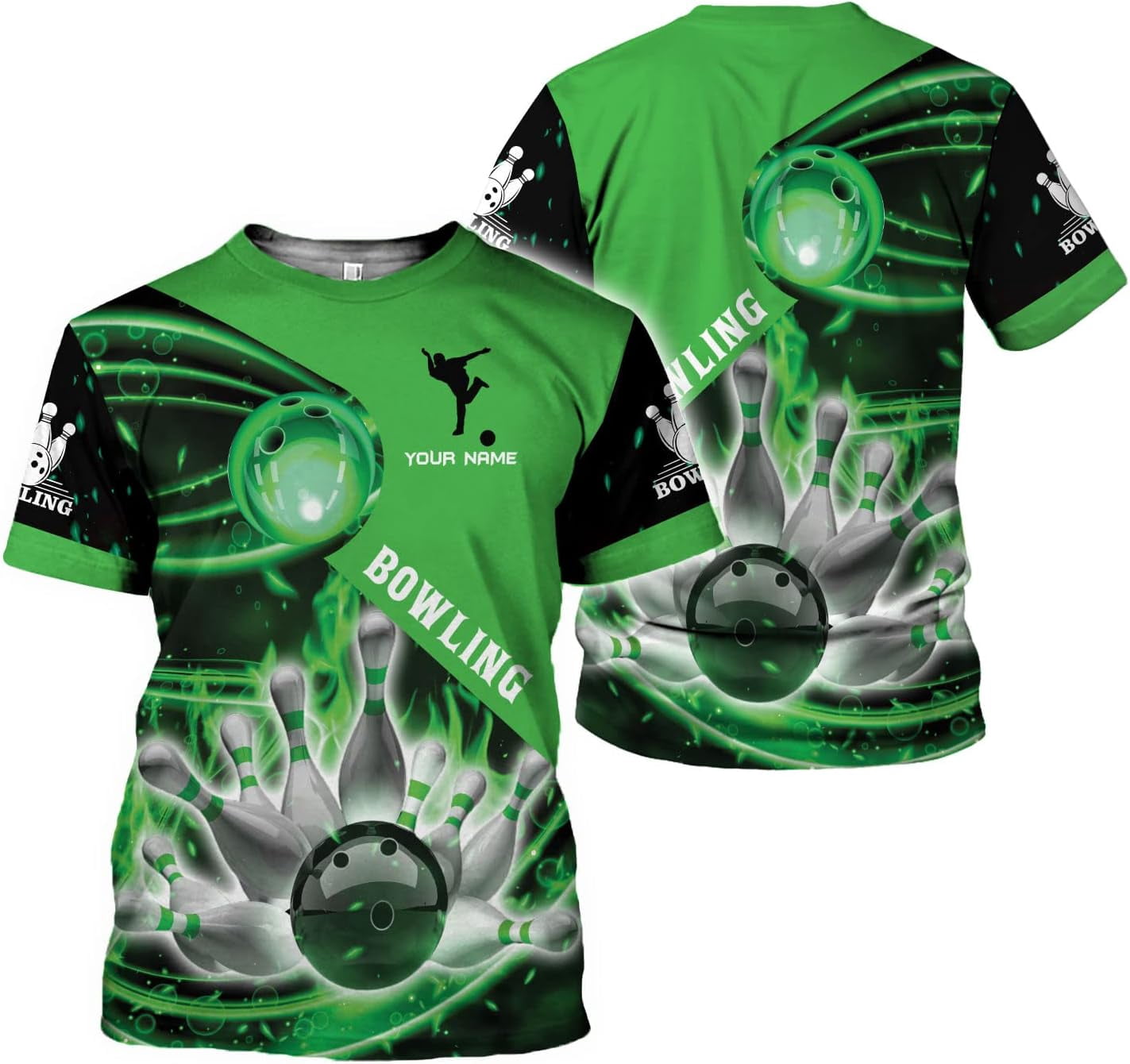 Custom Bowling Shirts, Personalized Name Bowling Shirts Unisex, Bowling ...