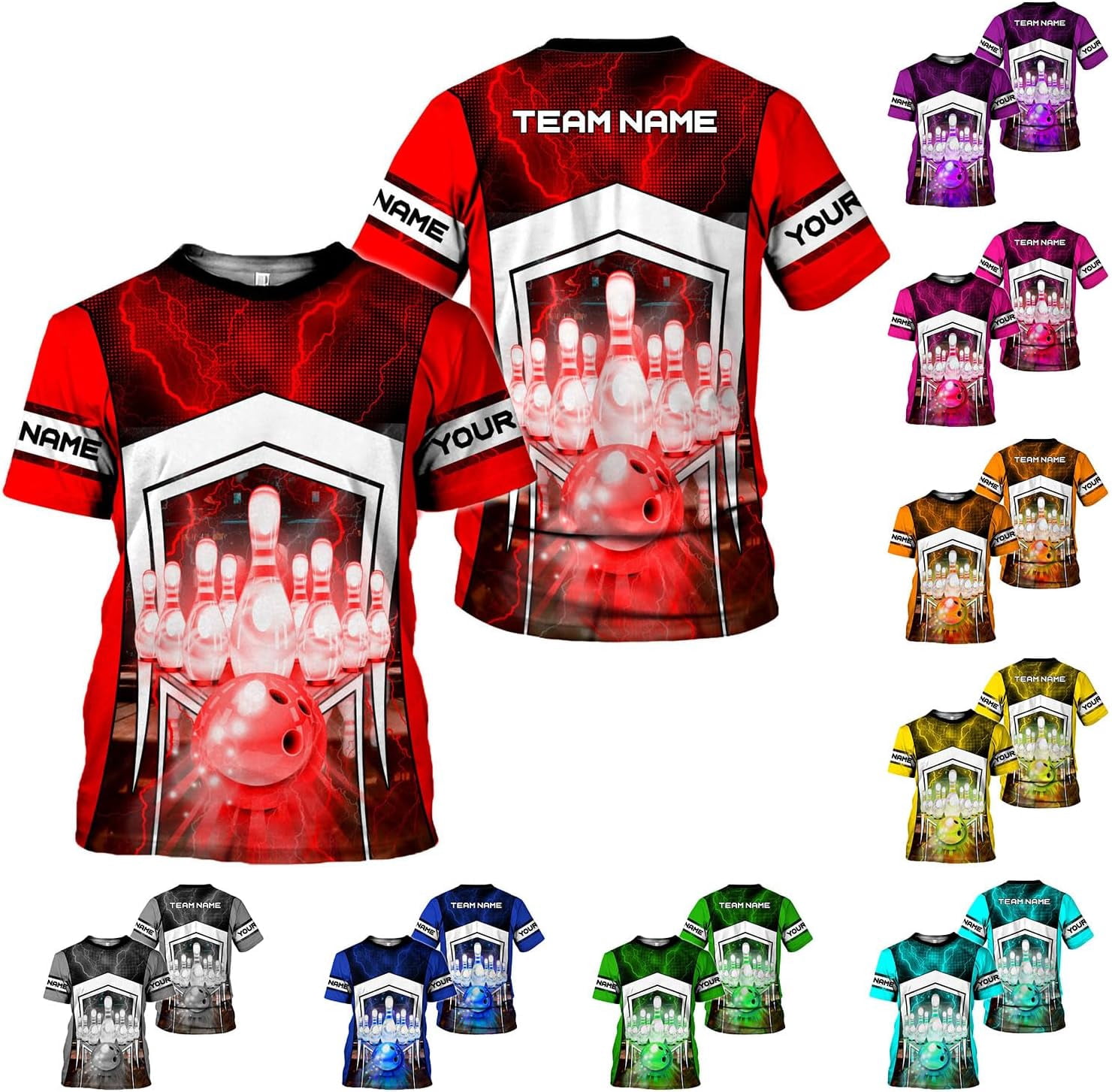 Custom Bowling Shirts, Personalized Name Bowling Shirts Unisex, Bowling ...