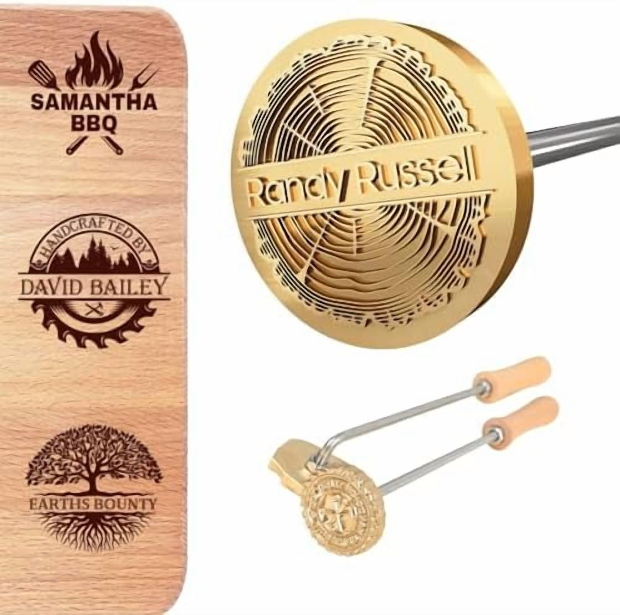 Custom Branding Iron for Wood, Personalized Metal Branding Iron Logo ...