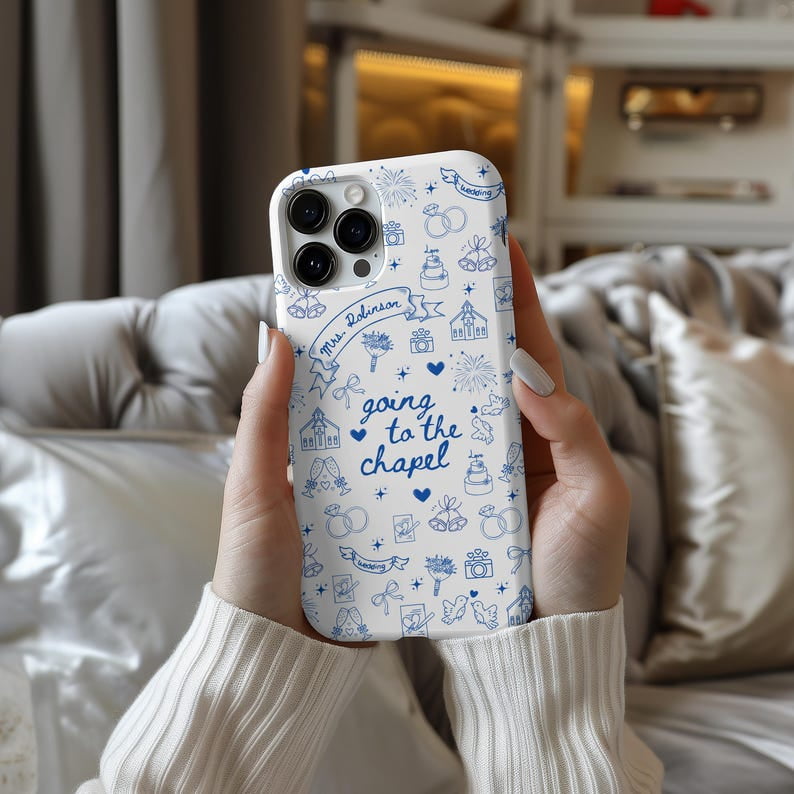 Custom Bride Chapel Wedding Bride to Be Personalized Gift Phone Case ...